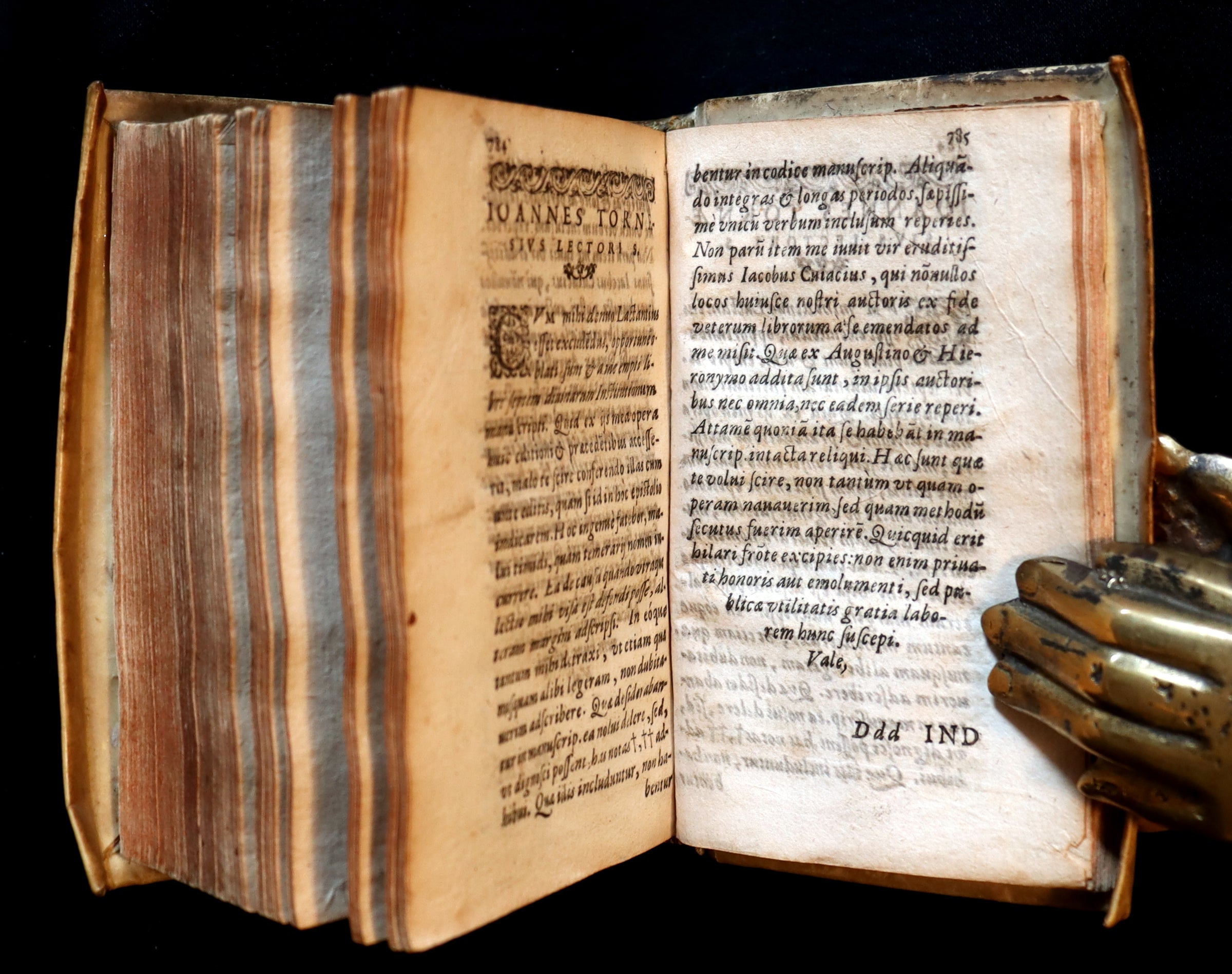 1630 Scarce Latin Vellum Book - LACTANTIUS' Divine Institutes & The PH ...
