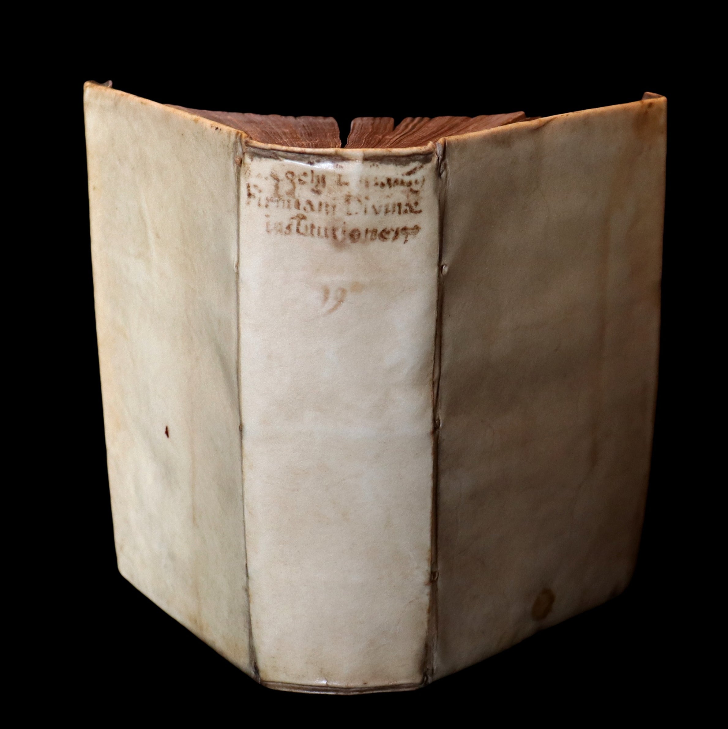 1630 Scarce Latin Vellum Book - LACTANTIUS' Divine Institutes & The ...
