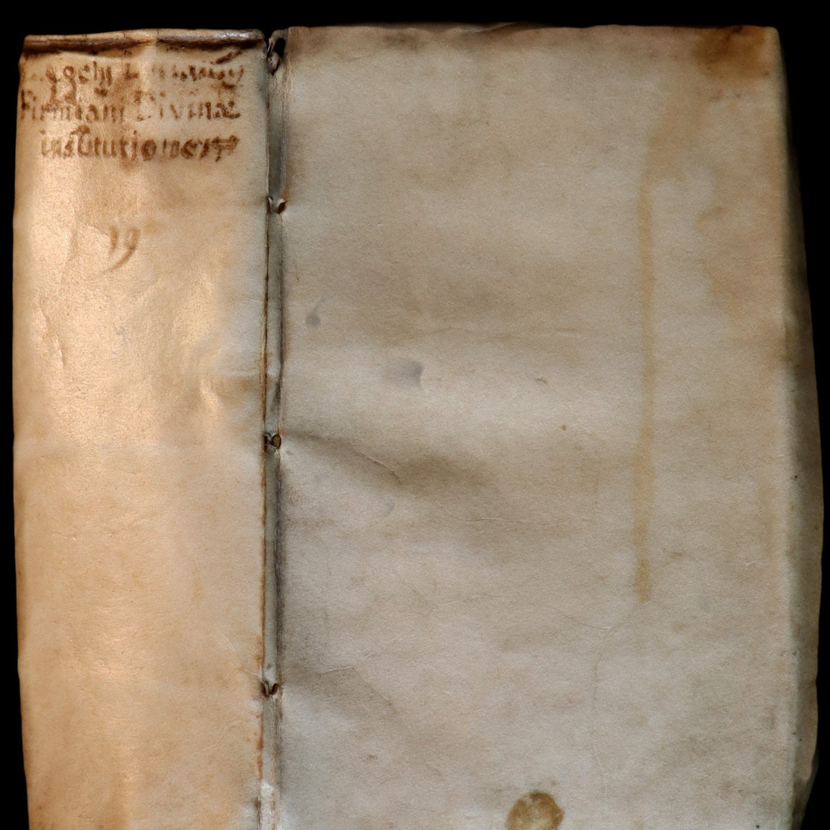 1630 Scarce Latin Vellum Book - LACTANTIUS' Divine Institutes & The PH ...