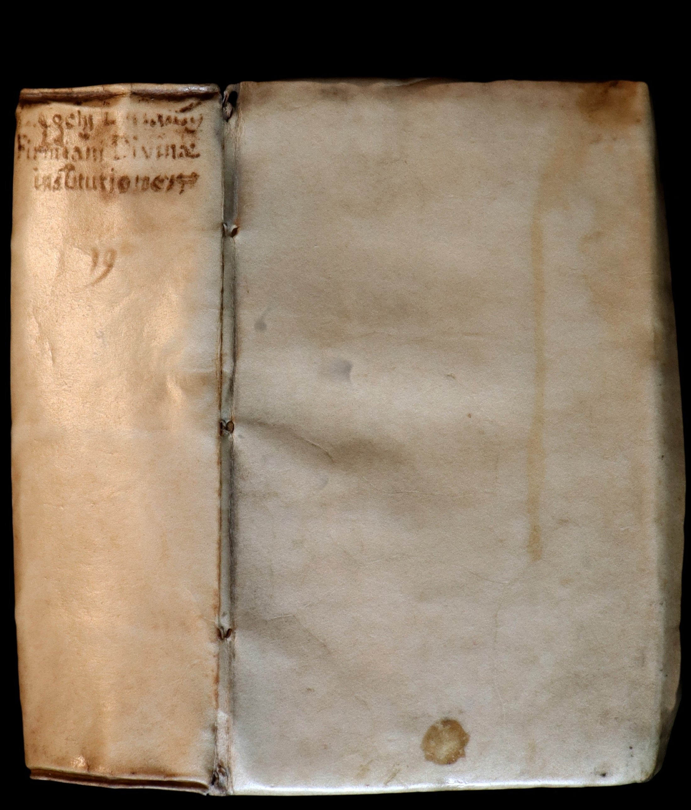 1630 Scarce Latin Vellum Book - LACTANTIUS' Divine Institutes & The ...