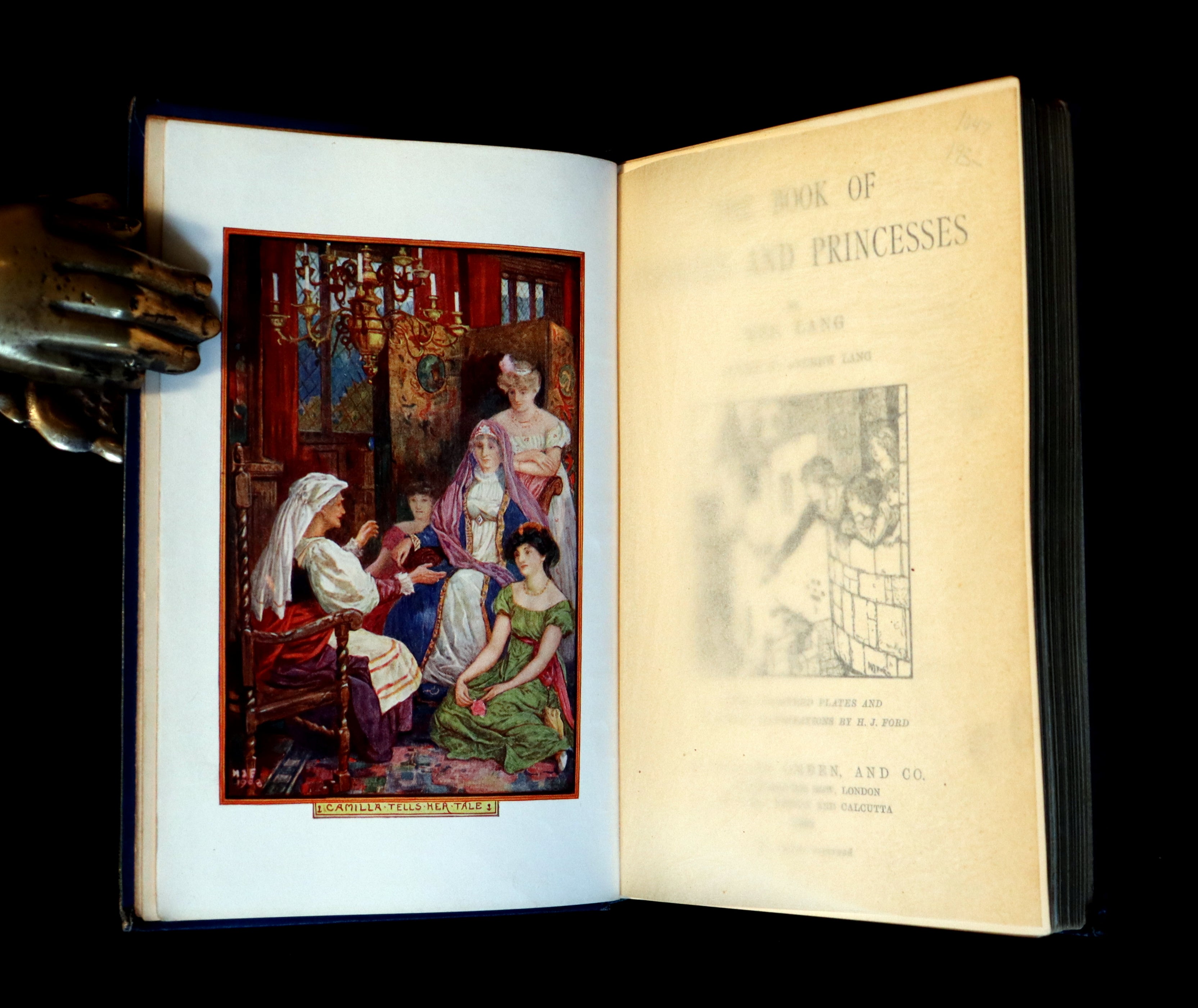 1908 Rare 1stEd Book - THE BOOK OF PRINCES & PRINCESSES by Mrs. Lang ...