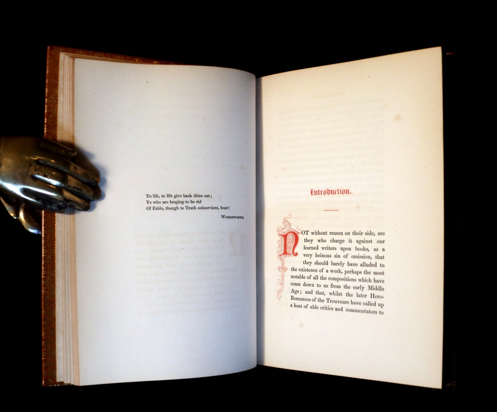 1845 Rare Book bound by the Monastery Hill bindery - REYNARD THE FOX. Medieval Fables. by ...