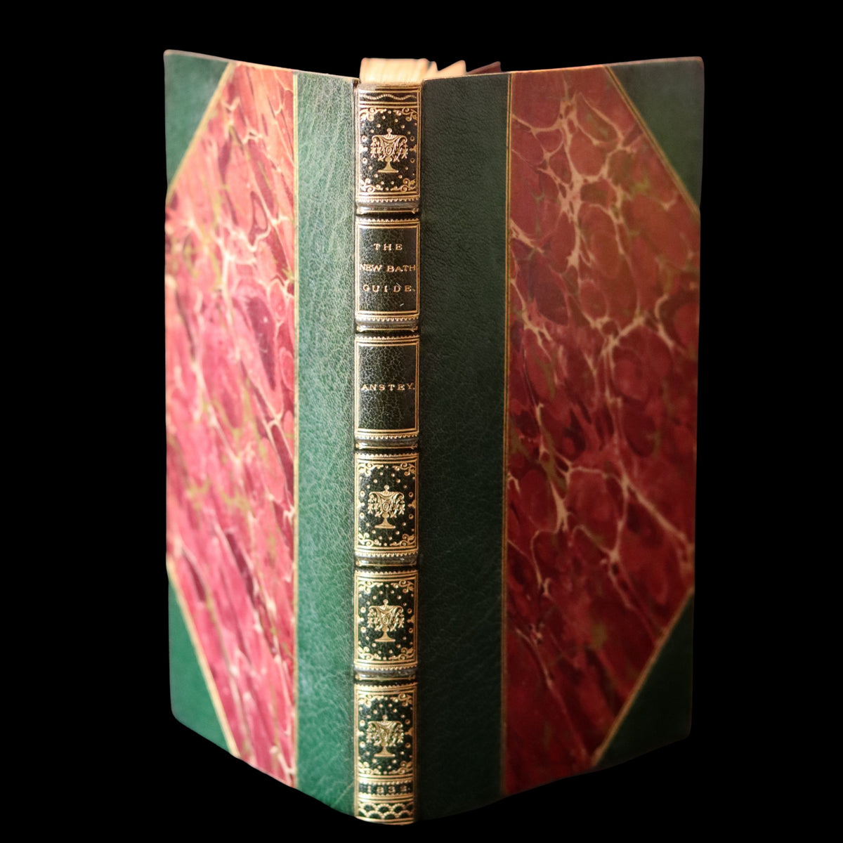 1832 Beautiful Tout Binding - The NEW BATH GUIDE, COLOR Illustrated by ...
