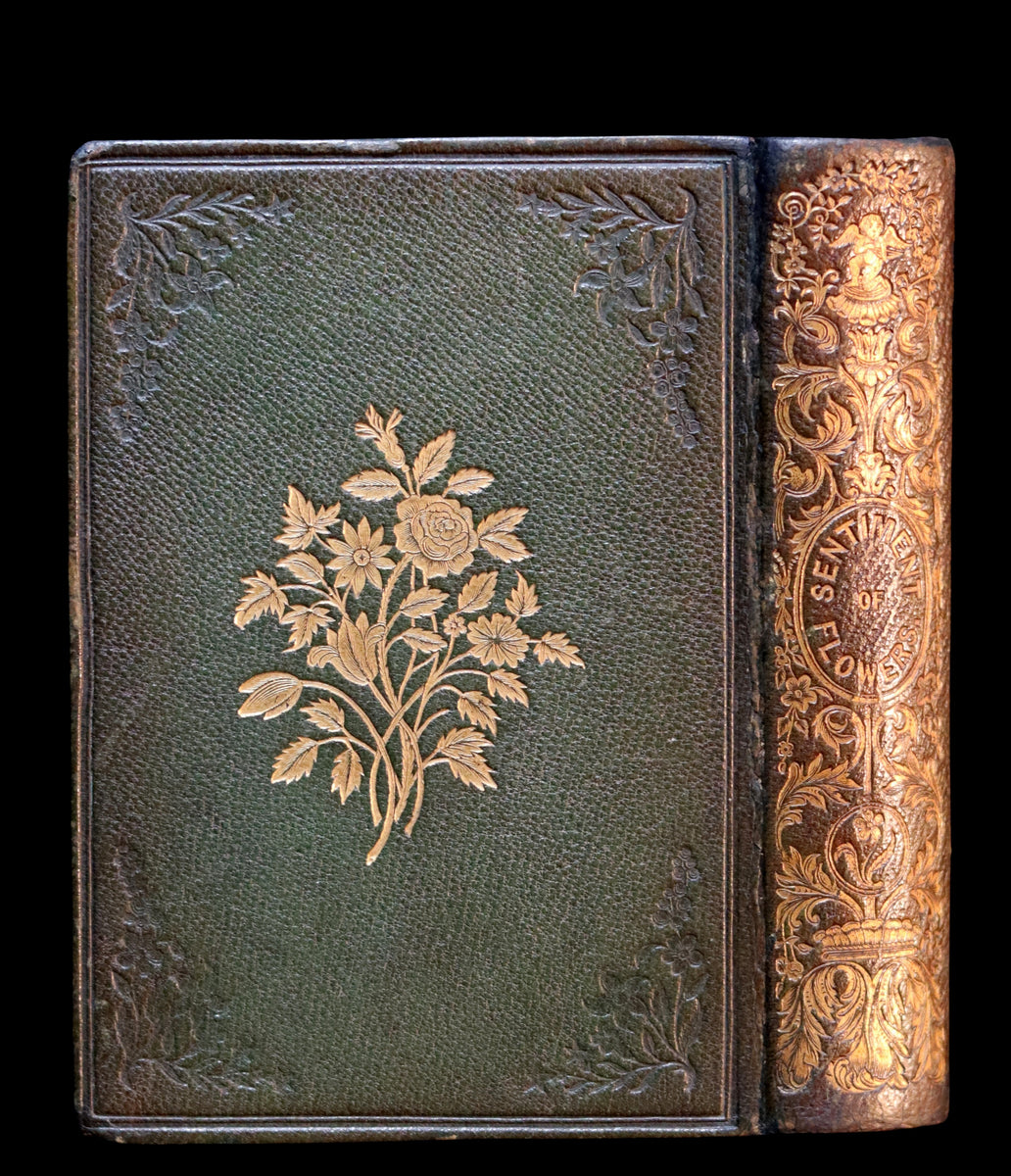 1841 Rare Floriography Book ~ Sentiment of Flowers or Language of Flor ...