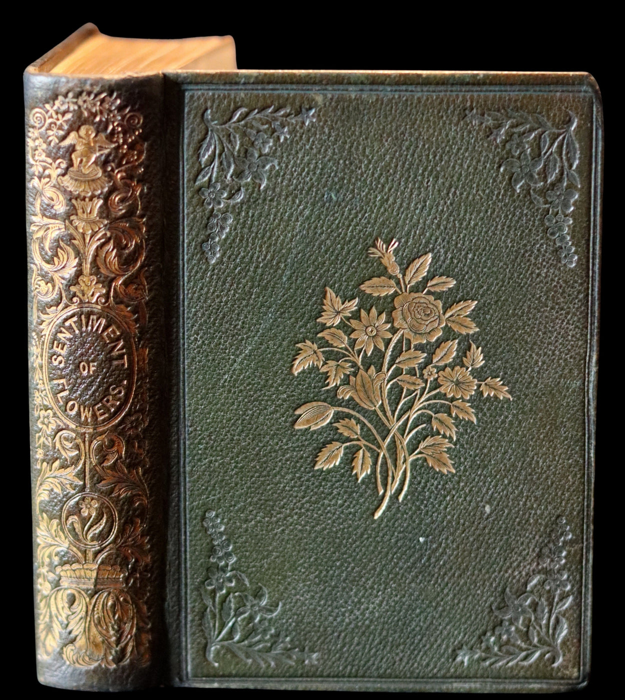 1841 Rare Floriography Book ~ Sentiment of Flowers or Language of Flora ...