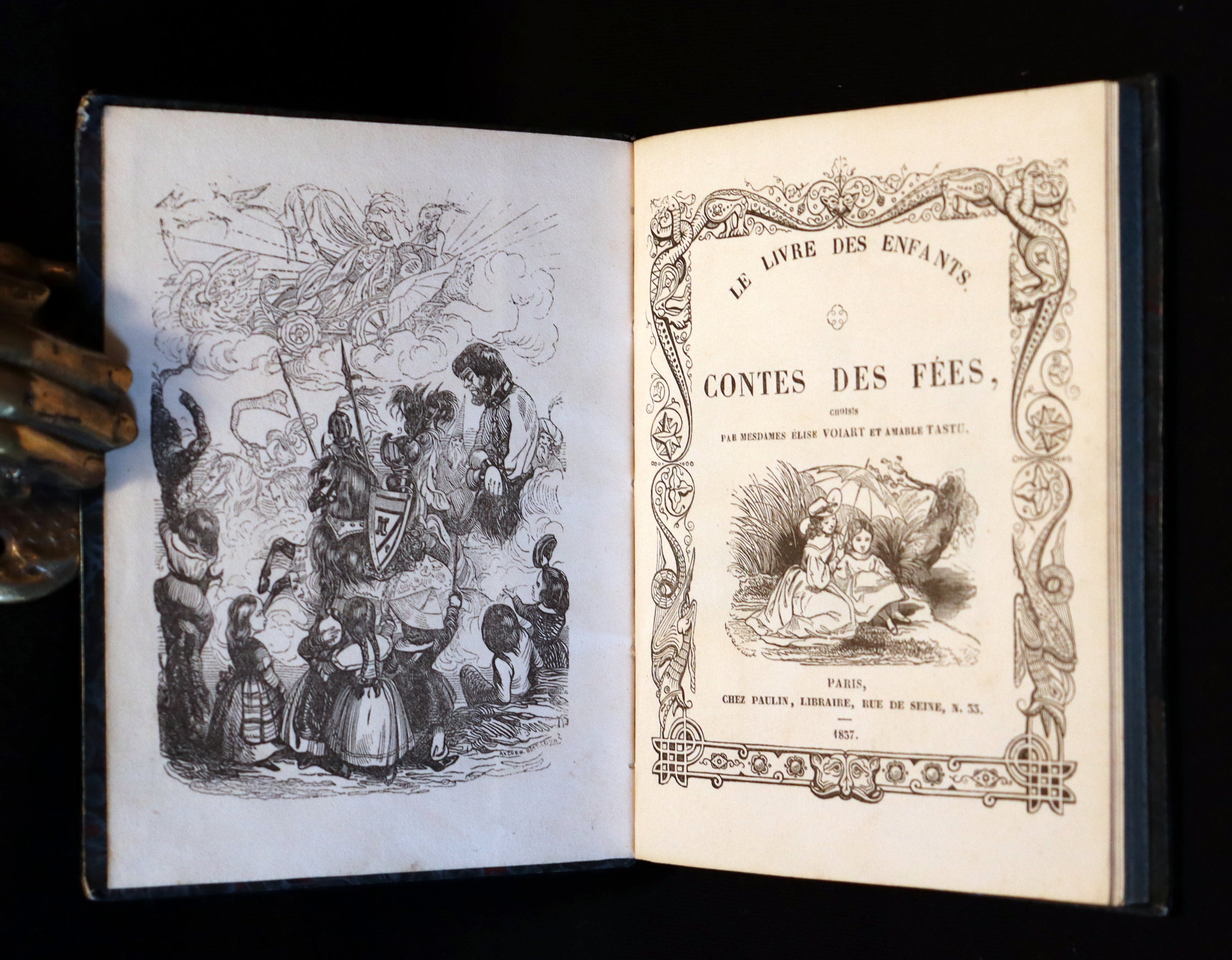1837 Rare illustrated French Book ~ Contes des Fees - Fairy Tales by E ...