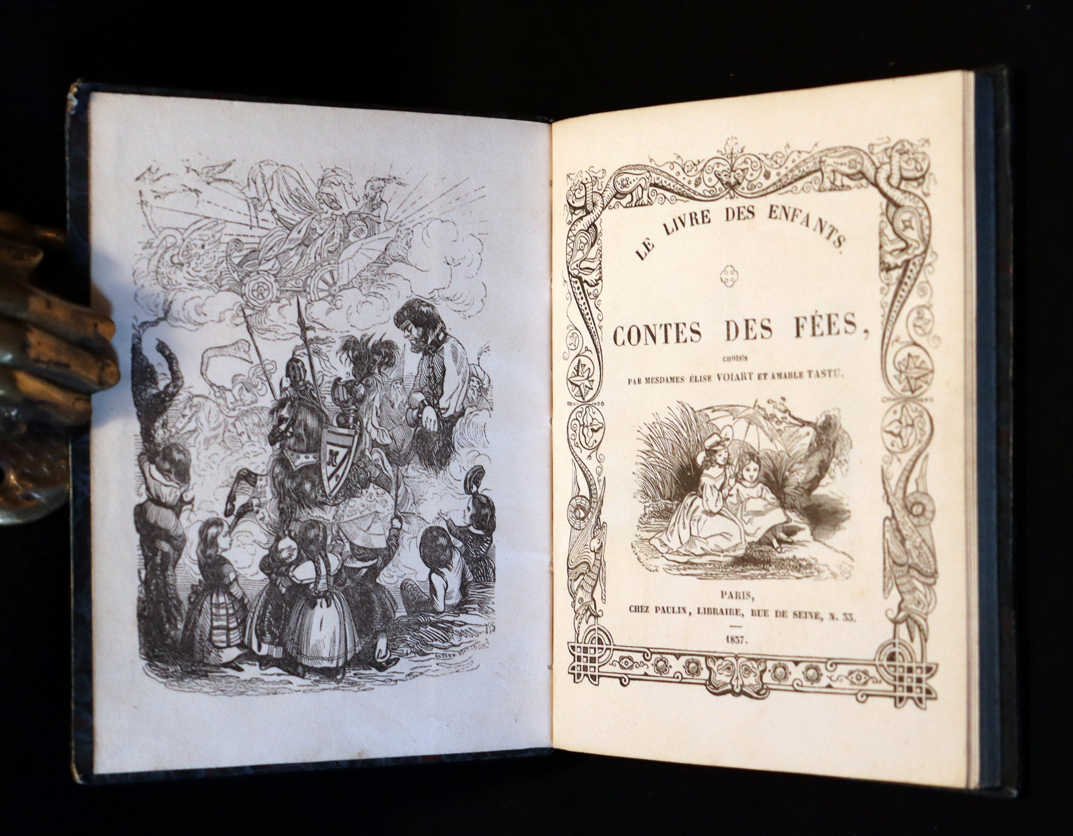 1837 Rare illustrated French Book ~ Contes des Fees - Fairy Tales by E ...