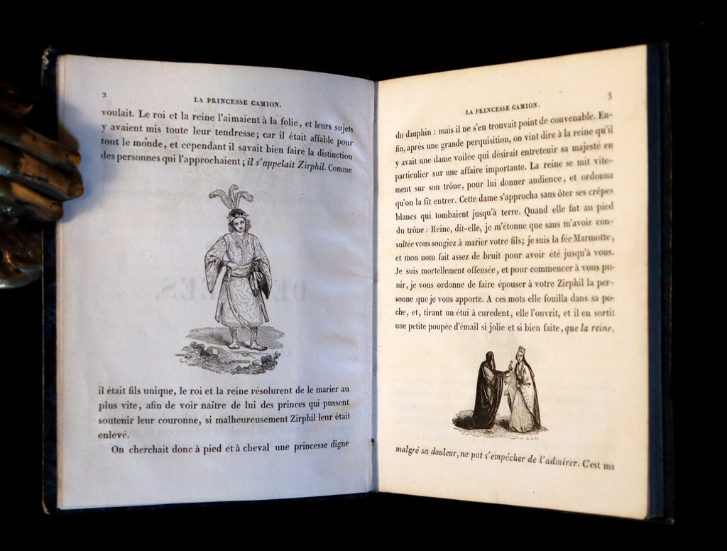 1837 Rare illustrated French Book ~ Contes des Fees - Fairy Tales by E ...