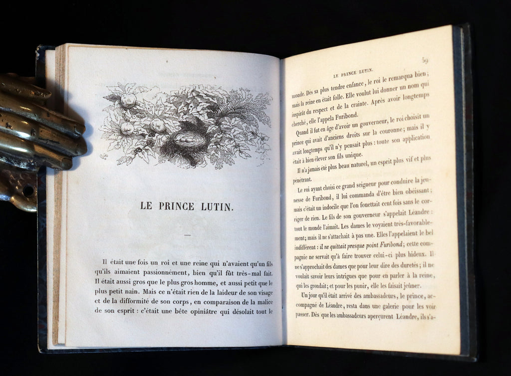 1837 Rare illustrated French Book ~ Contes des Fees - Fairy Tales by E ...
