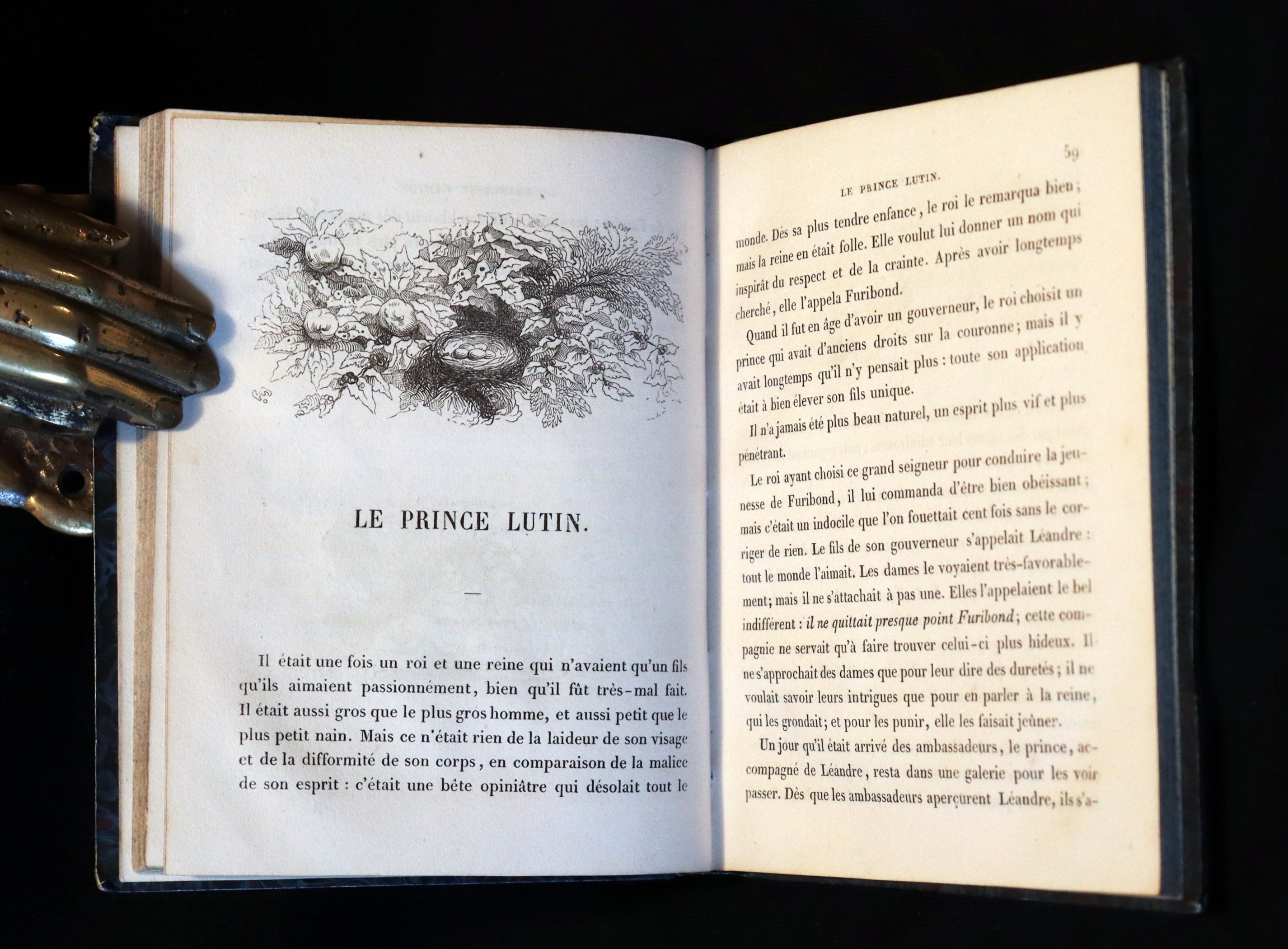 1837 Rare illustrated French Book ~ Contes des Fees - Fairy Tales by E ...