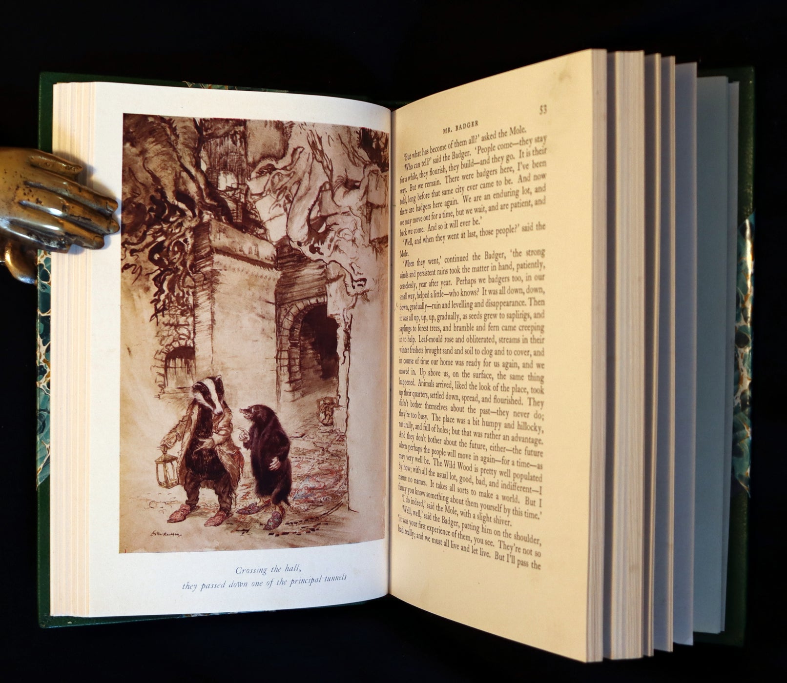 1950 Rare First Edition - The WIND IN THE WILLOWS illustrated by Arthur ...
