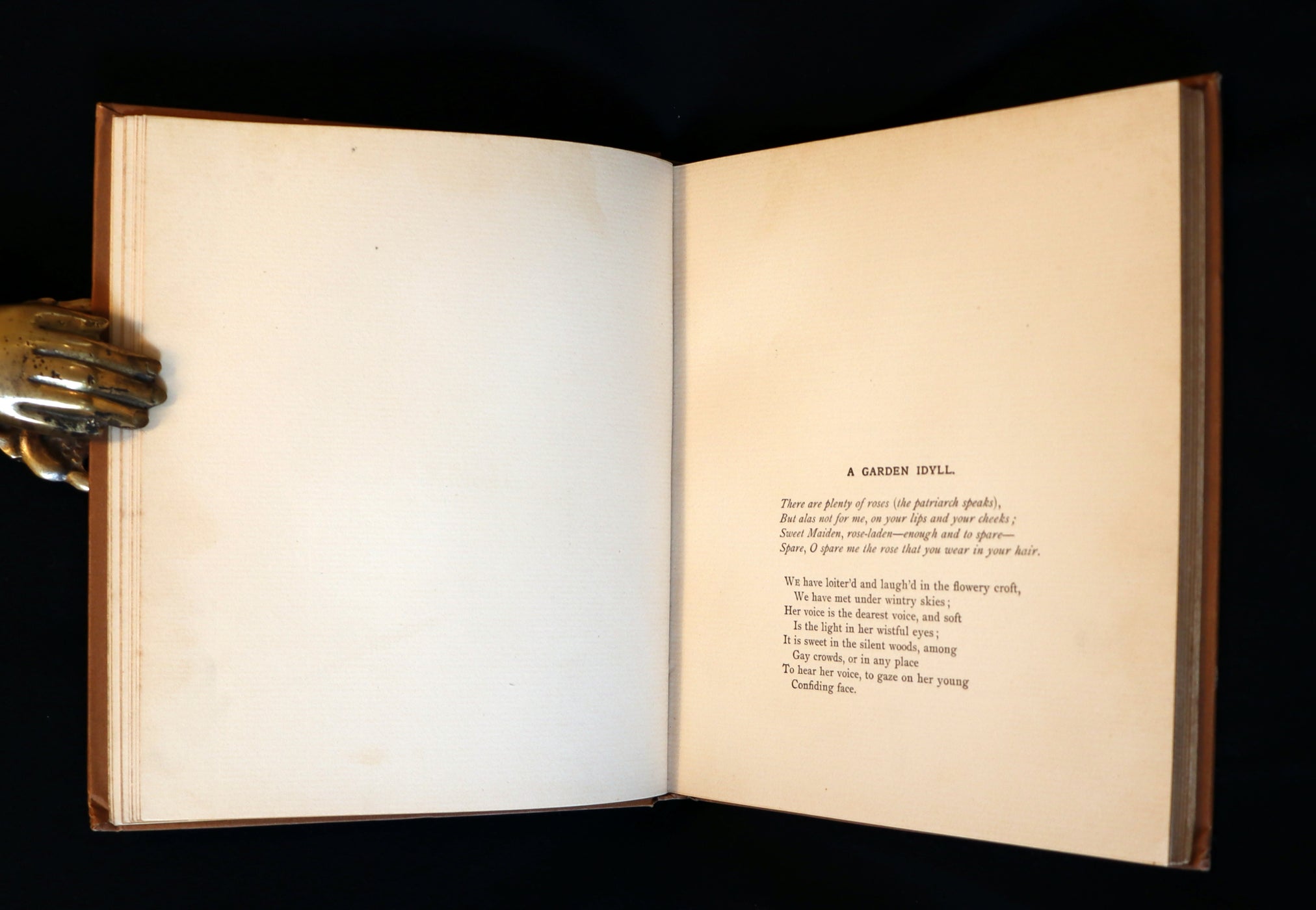 1886 Rare Victorian 1stED - FLOWERS FROM DELL AND BOWER, Poems ...