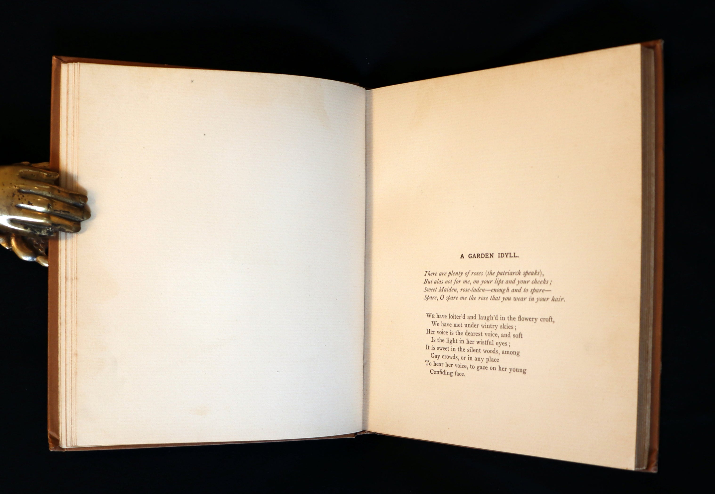 1886 Rare Victorian 1stED - FLOWERS FROM DELL AND BOWER, Poems ...