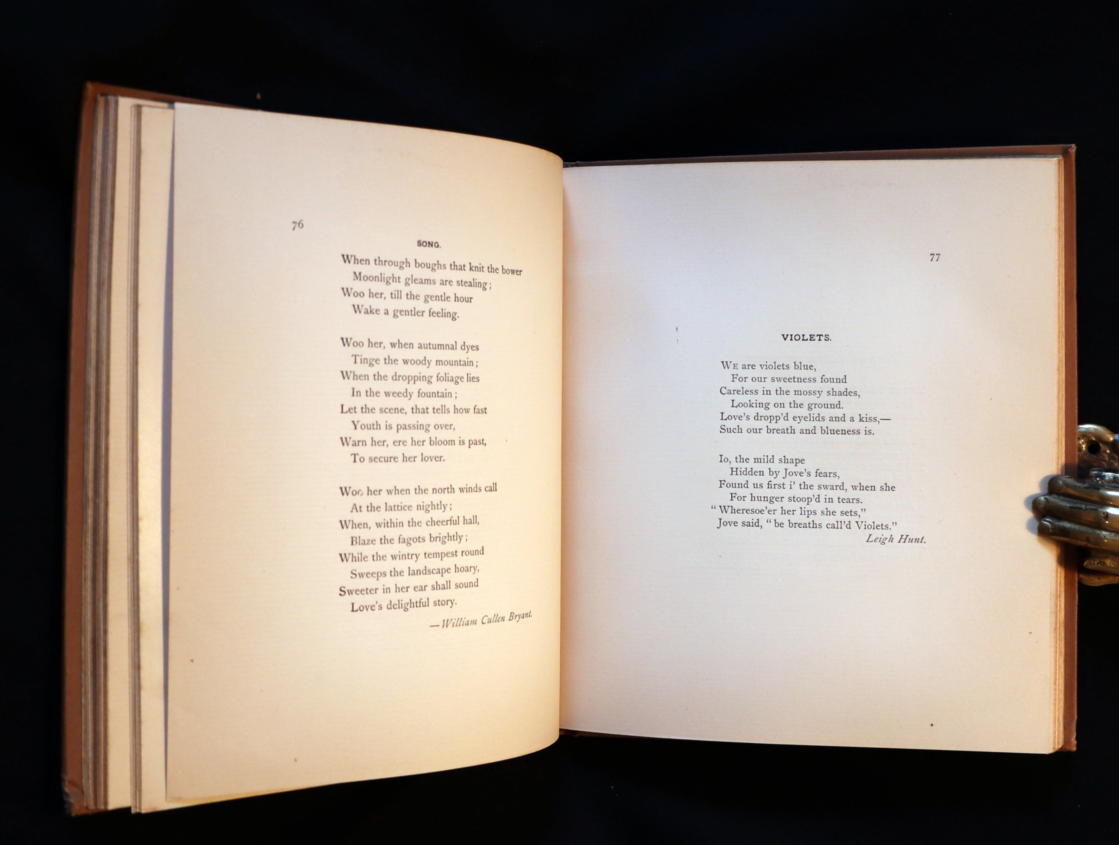 1886 Rare Victorian 1stED - FLOWERS FROM DELL AND BOWER, Poems ...