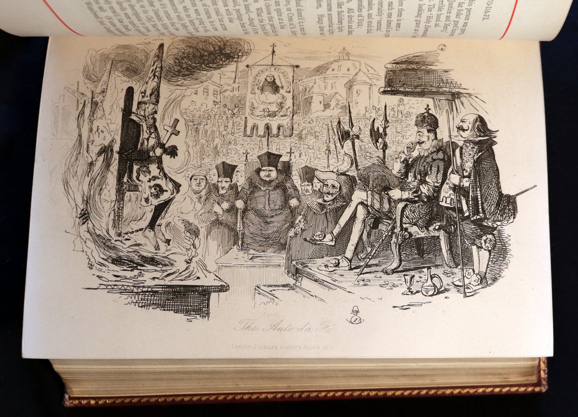 1887 Rare Carmine Edition bound by Ramage - INGOLDSBY LEGENDS ...