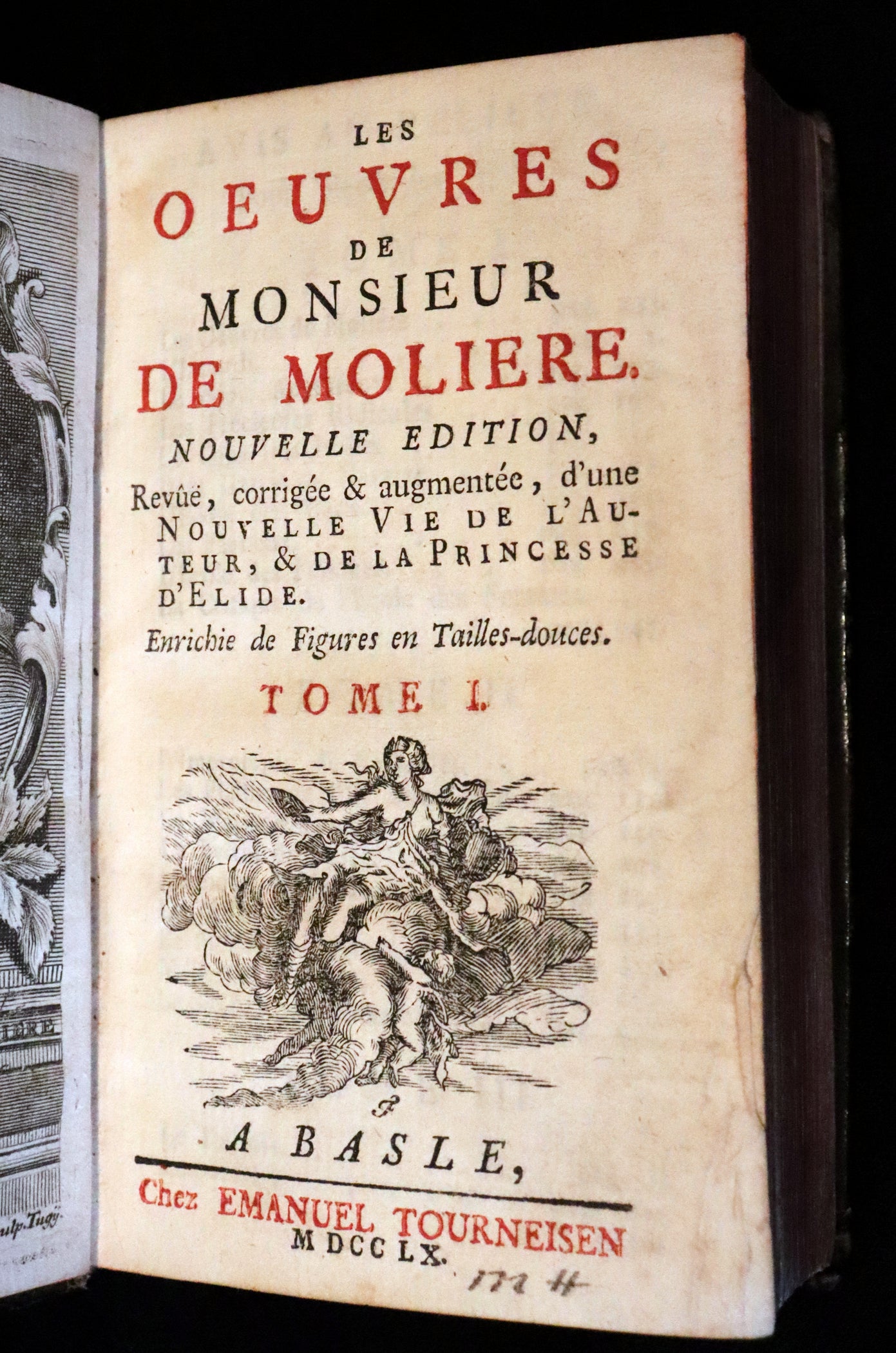 1760 Scarce French Book set - The Complete Illustrated Work of MOLIERE ...