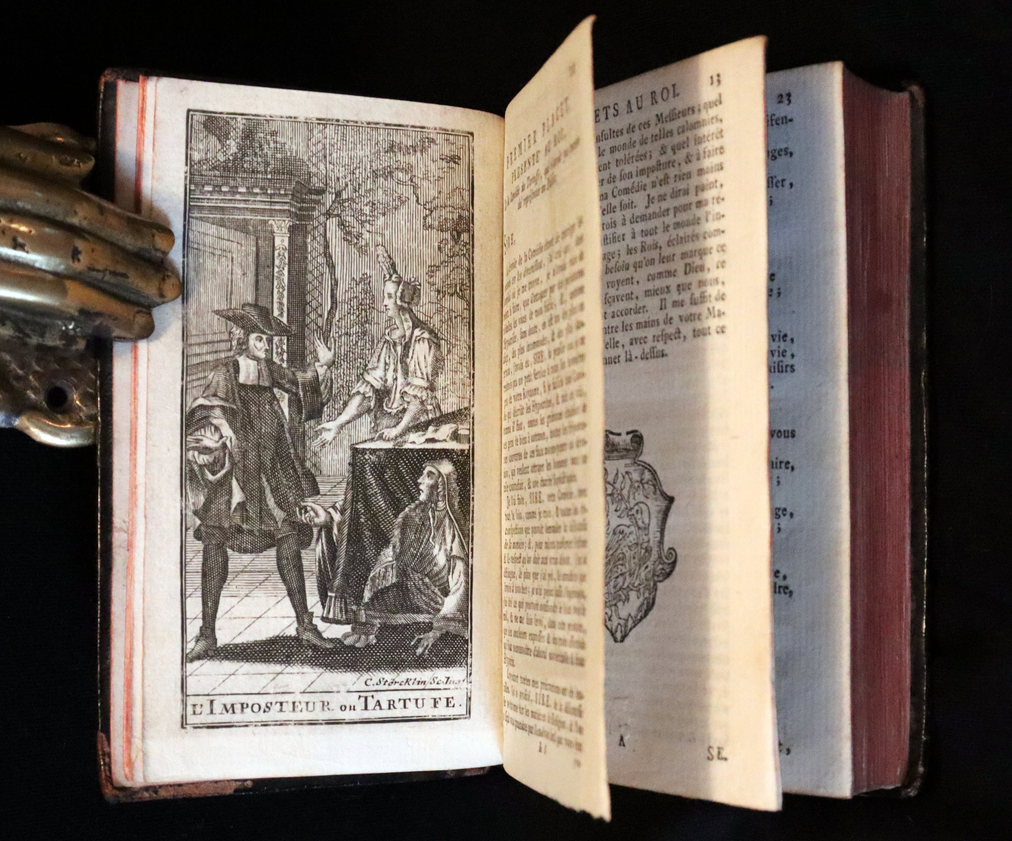 1760 Scarce French Book set - The Complete Illustrated Work of MOLIERE ...