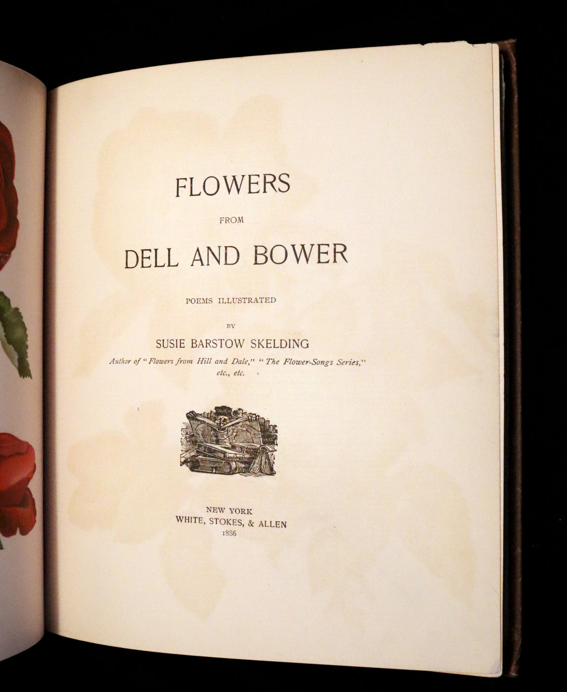 1886 Rare Victorian First Edition - FLOWERS FROM DELL AND BOWER ...