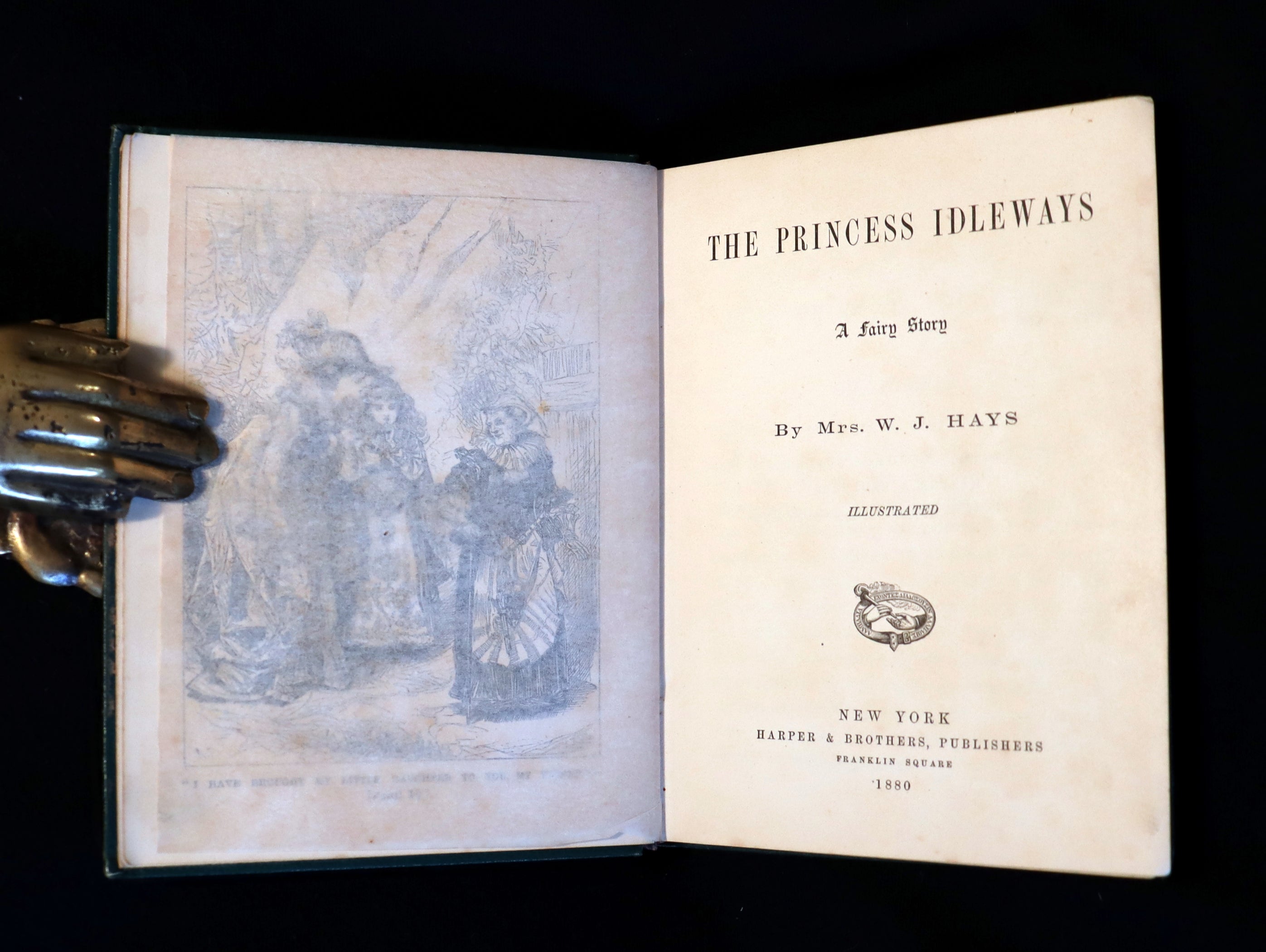 1880 Rare Victorian Book - The Princess Idleways a Fairy Story by Mrs ...