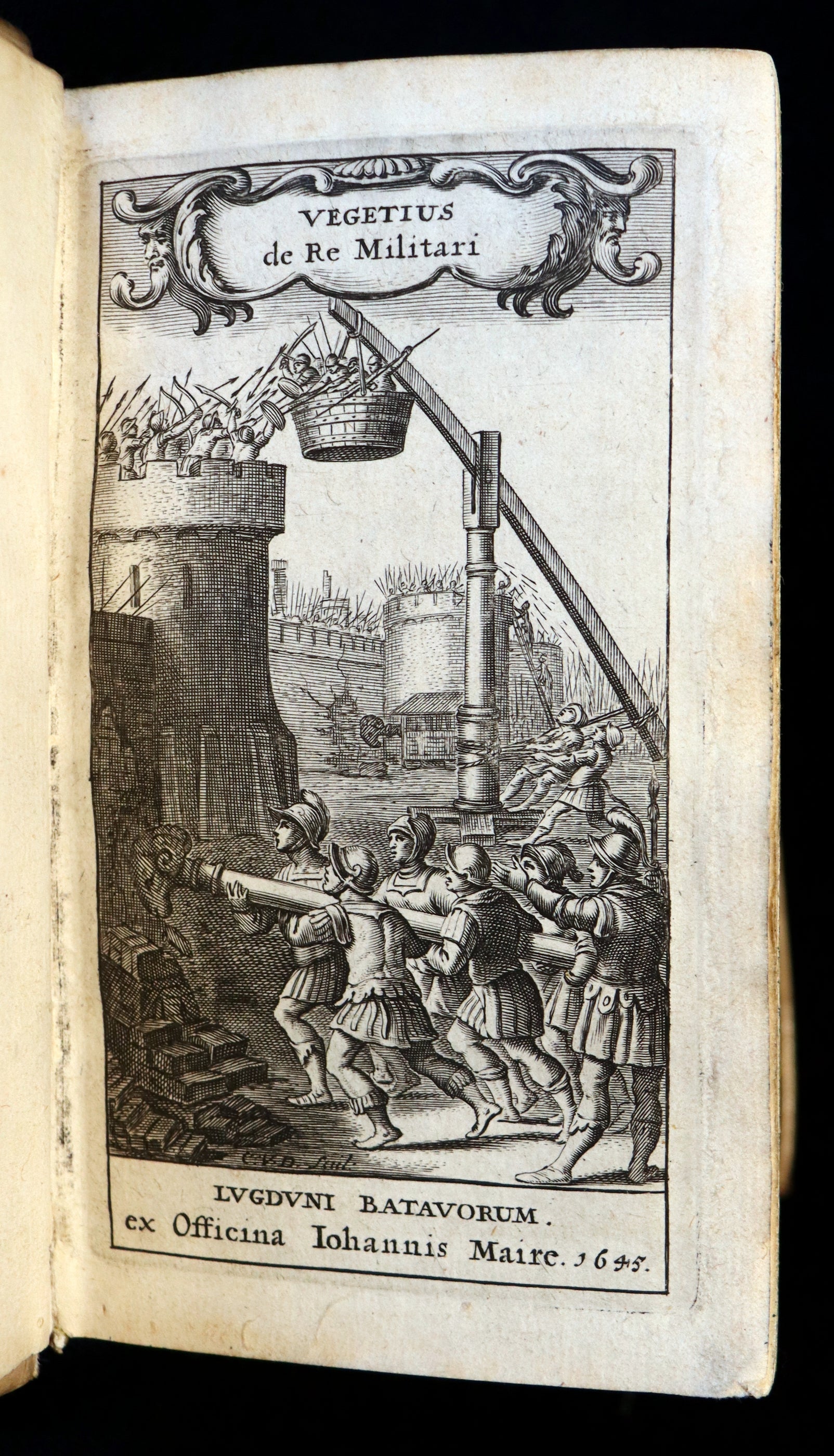 1644 Rare Latin Vellum Book - VEGETIUS on ROMAN WARFARE & POLYBIUS Mil ...