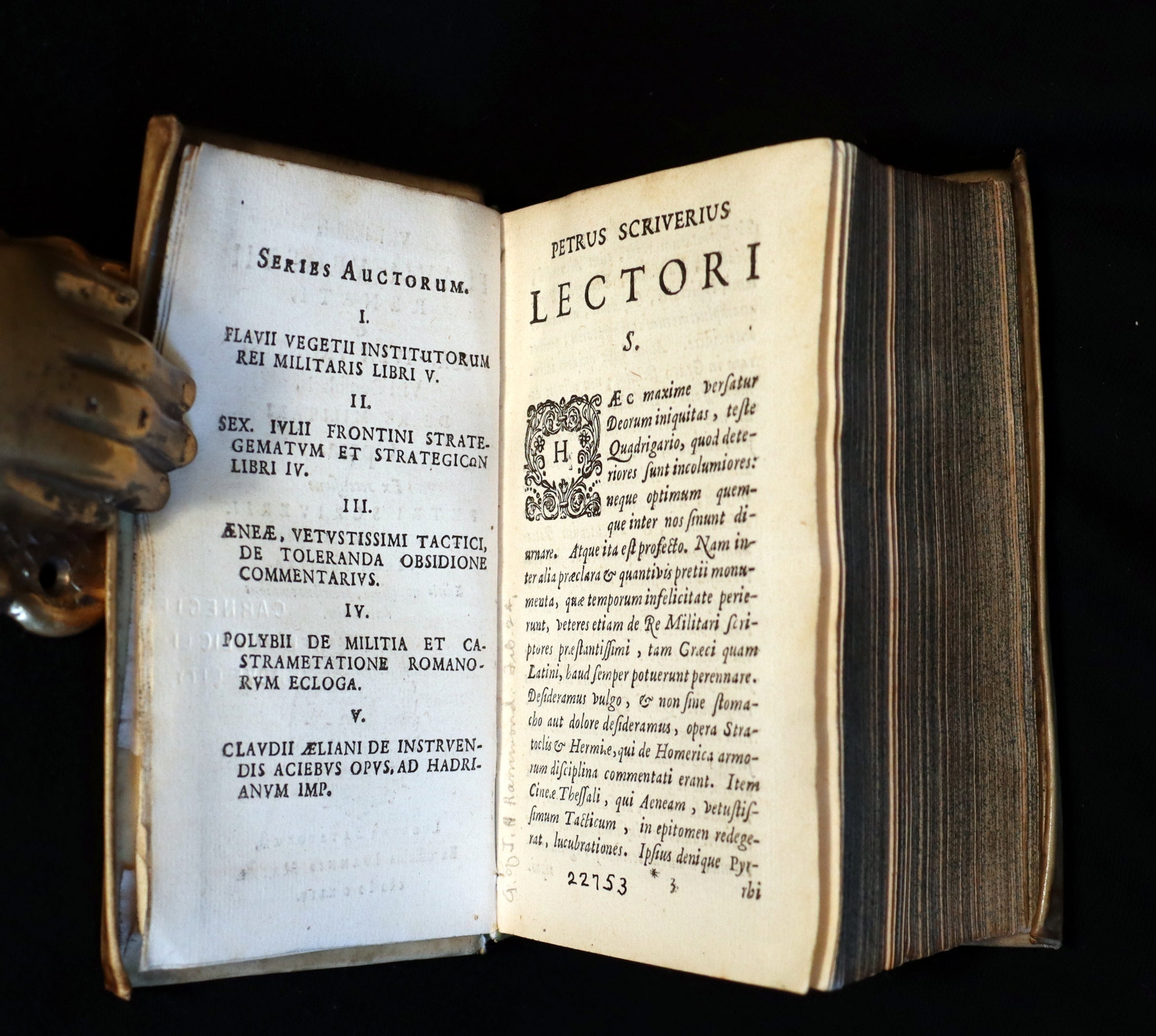 1644 Rare Latin Vellum Book - VEGETIUS on ROMAN WARFARE & POLYBIUS Mil ...