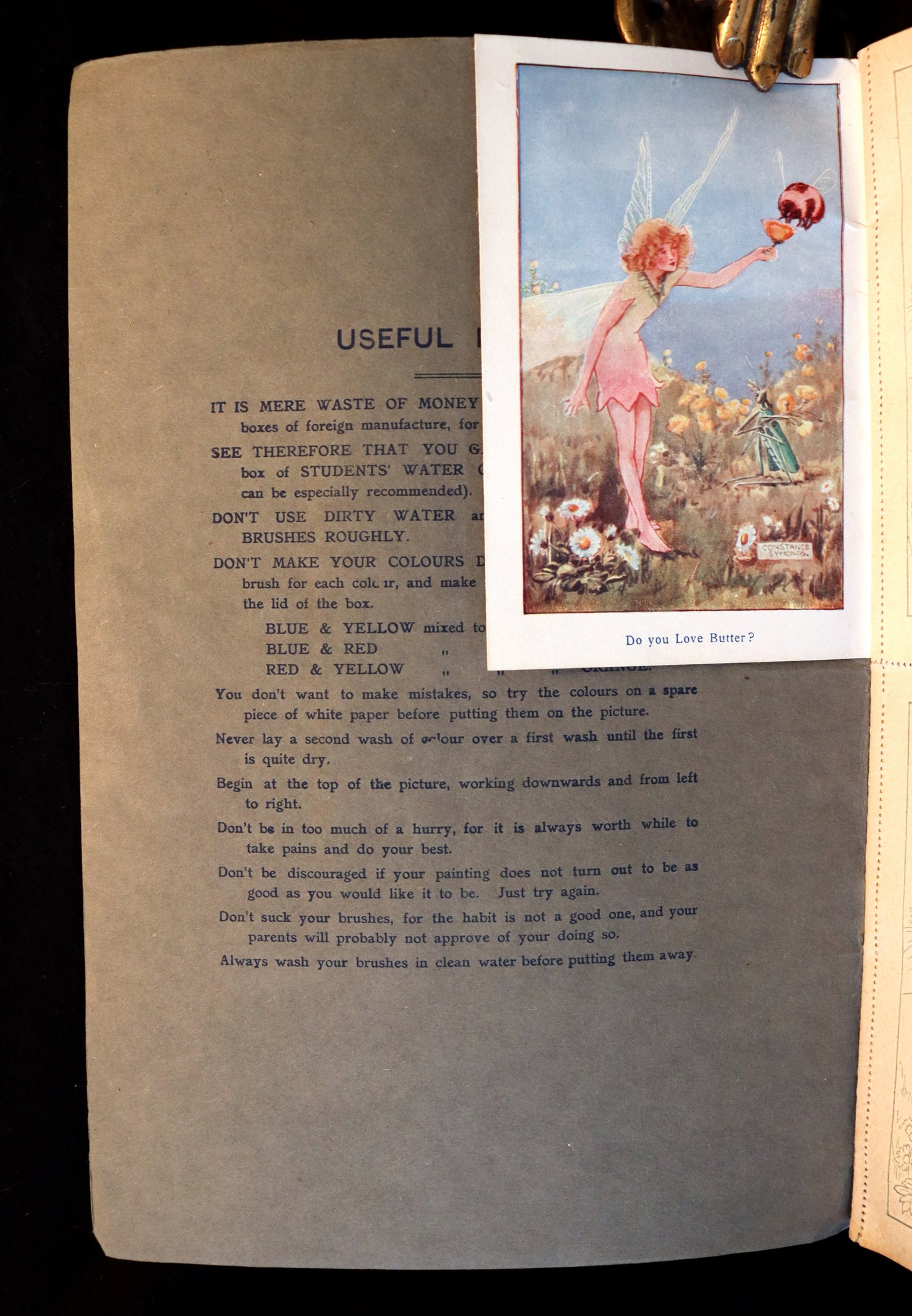 1920 Scarce Book - FAIRY REVELS - A Postcard Painting Book by Constance ...