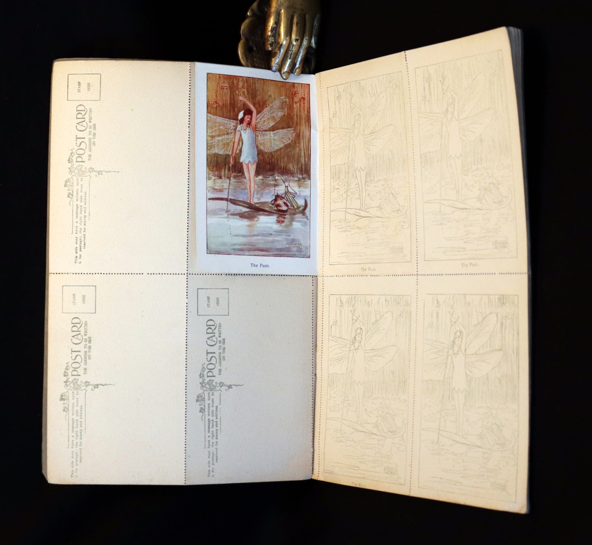 1920 Scarce Book - FAIRY REVELS - A Postcard Painting Book by Constance ...