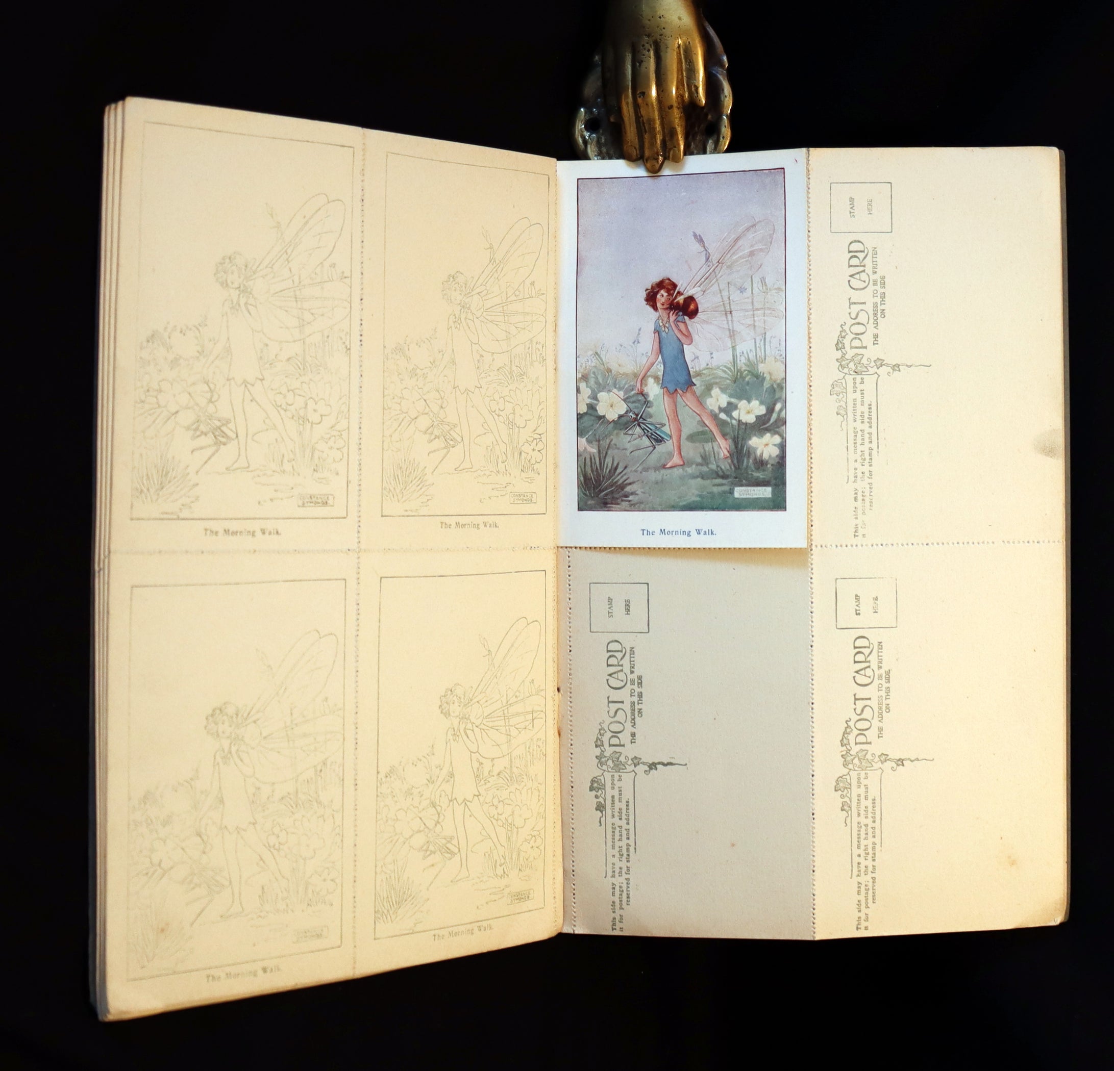 1920 Scarce Book - FAIRY REVELS - A Postcard Painting Book by Constance ...
