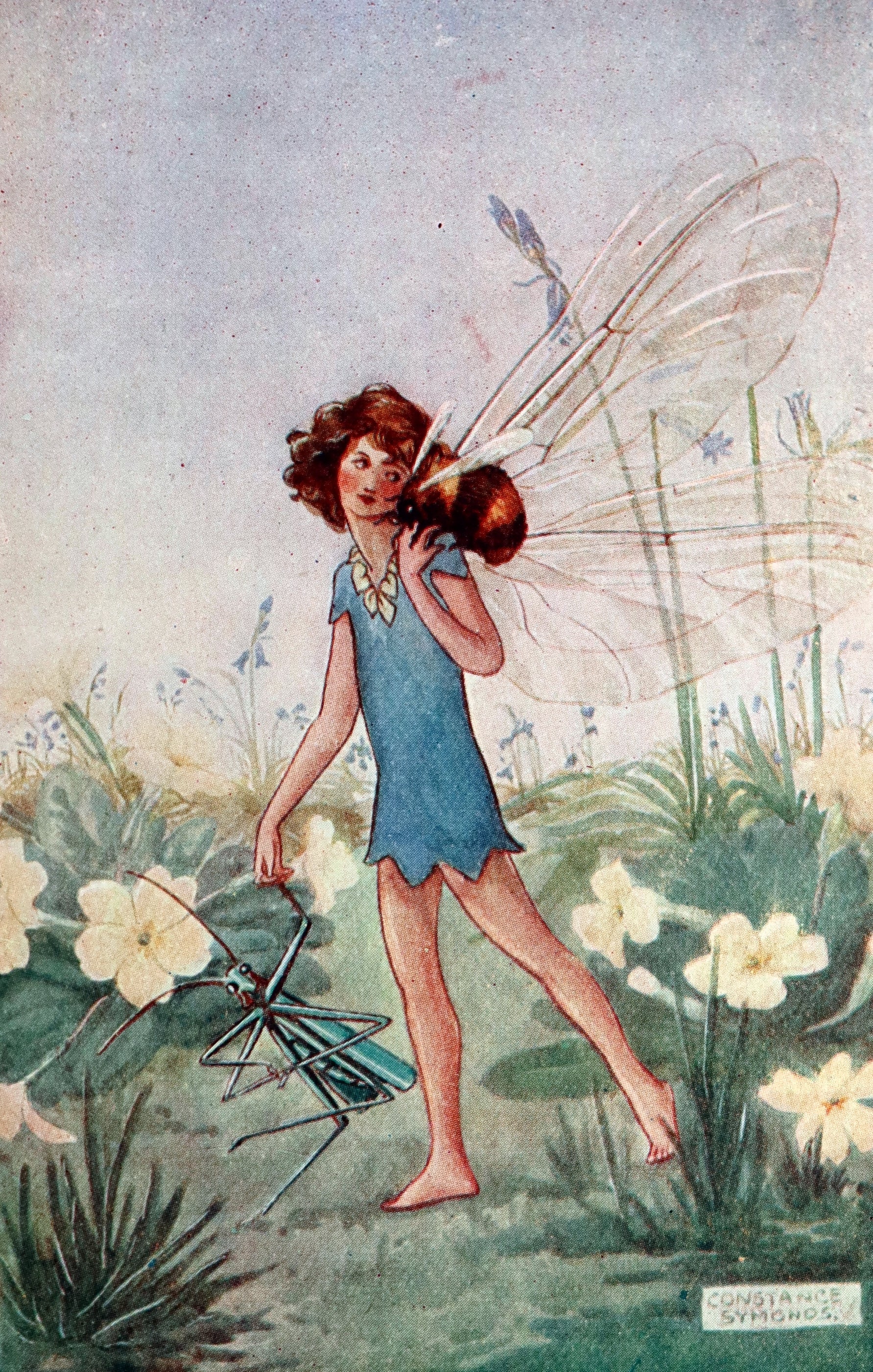 1920 Scarce Book - FAIRY REVELS - A Postcard Painting Book by Constance ...