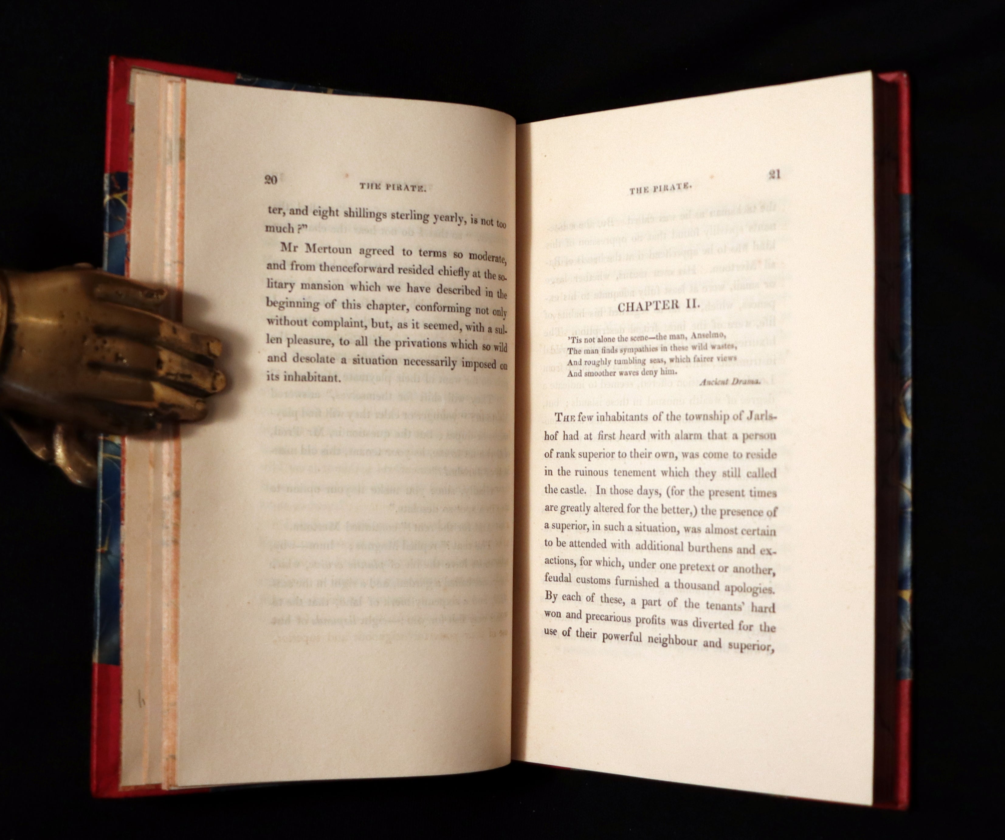 1822 Rare First Edition Book set in Regency binding - The PIRATE by ...