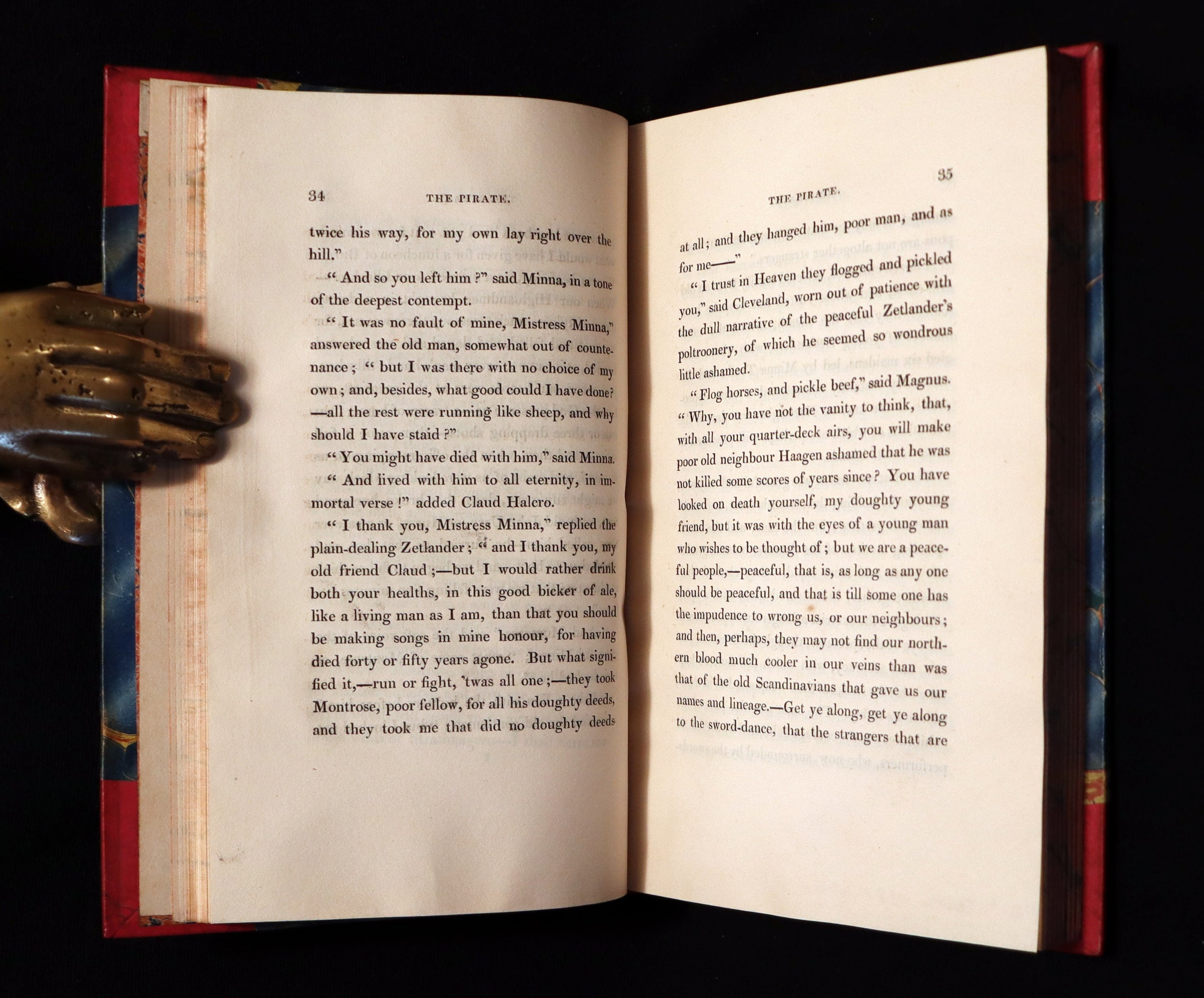 1822 Rare First Edition Book set in Regency binding - The PIRATE by ...