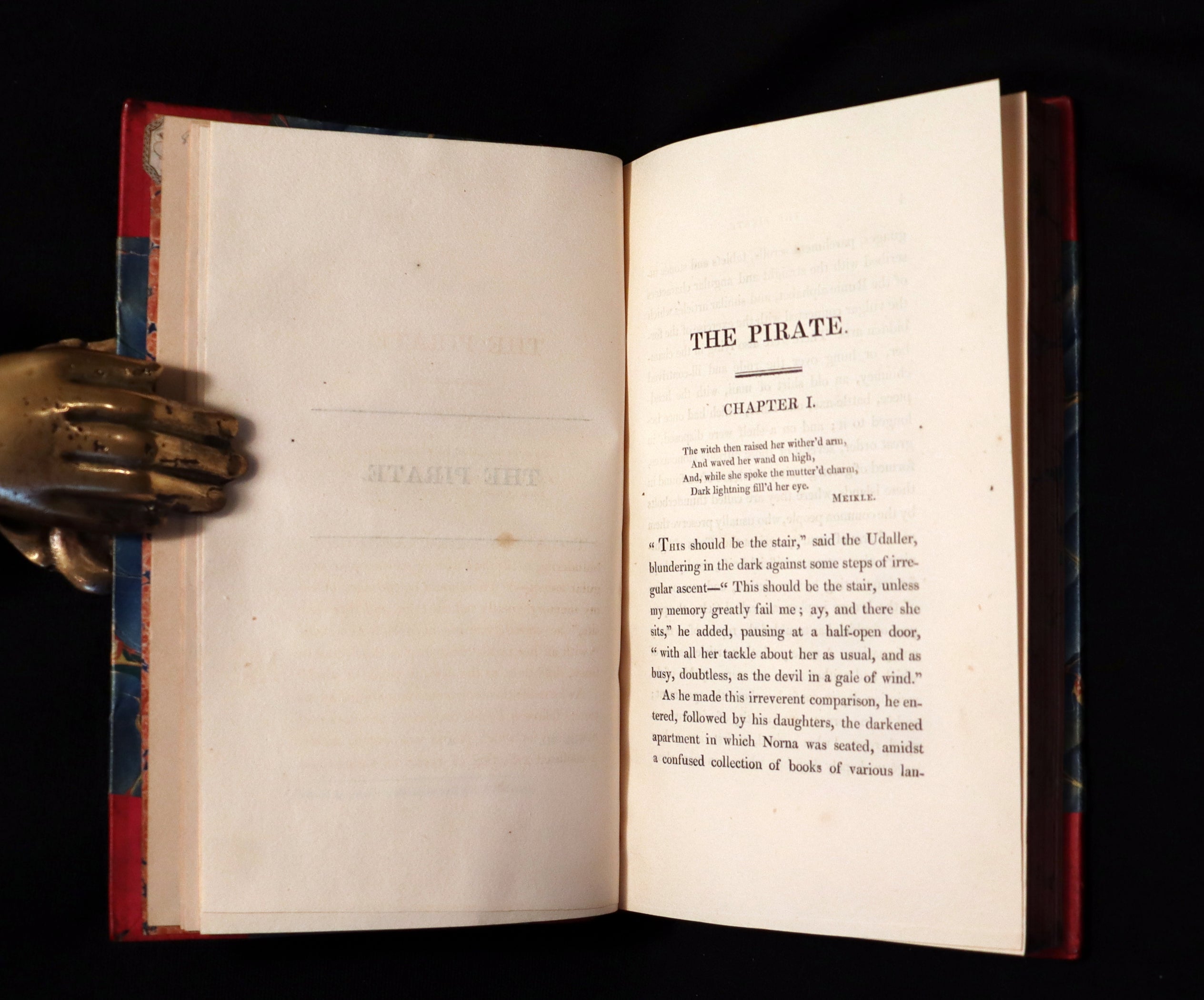 1822 Rare First Edition Book set in Regency binding - The PIRATE by ...