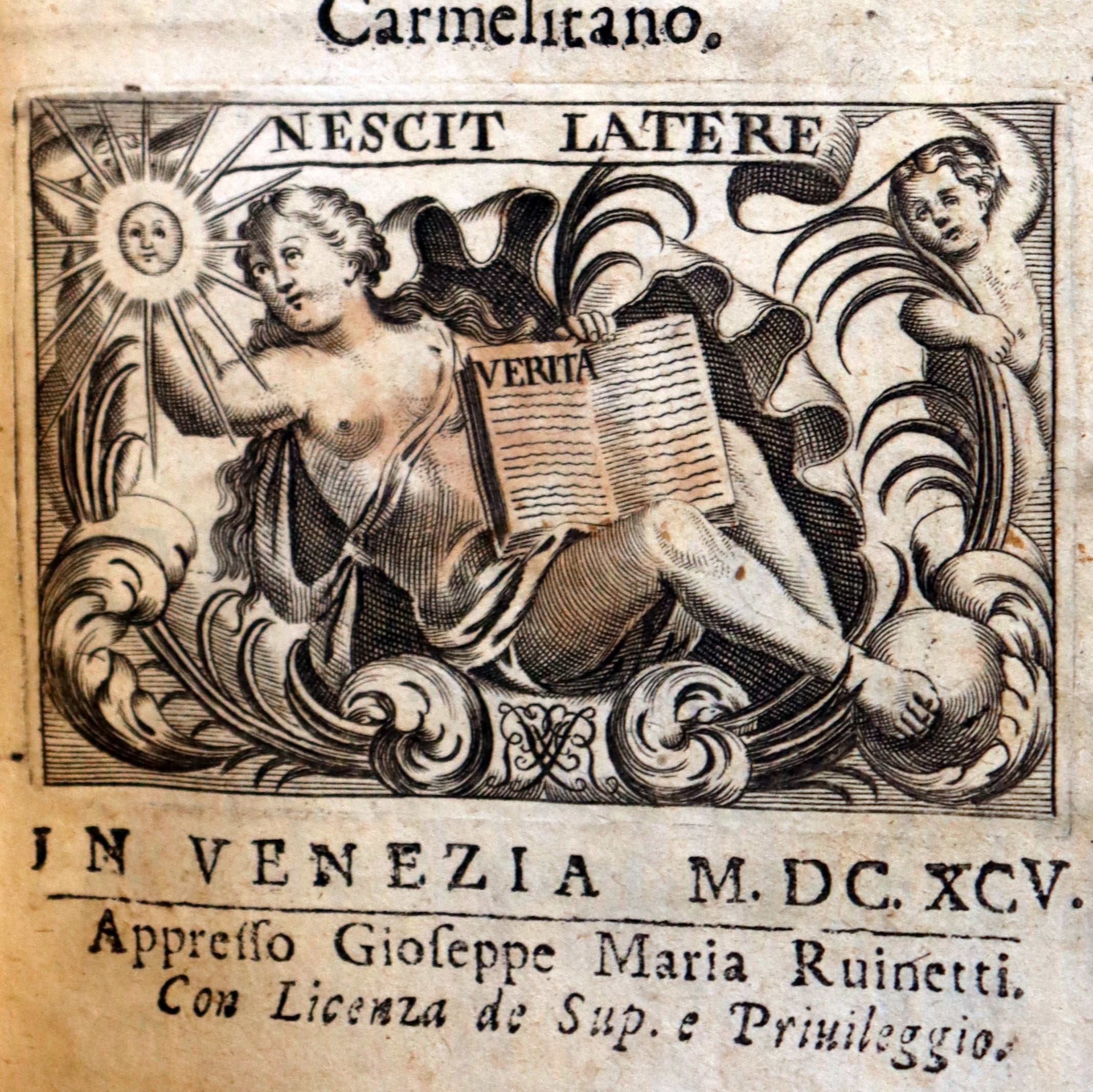 1695 Scarce Italian Vellum Book - The Crown of the Followers of Jesus ...