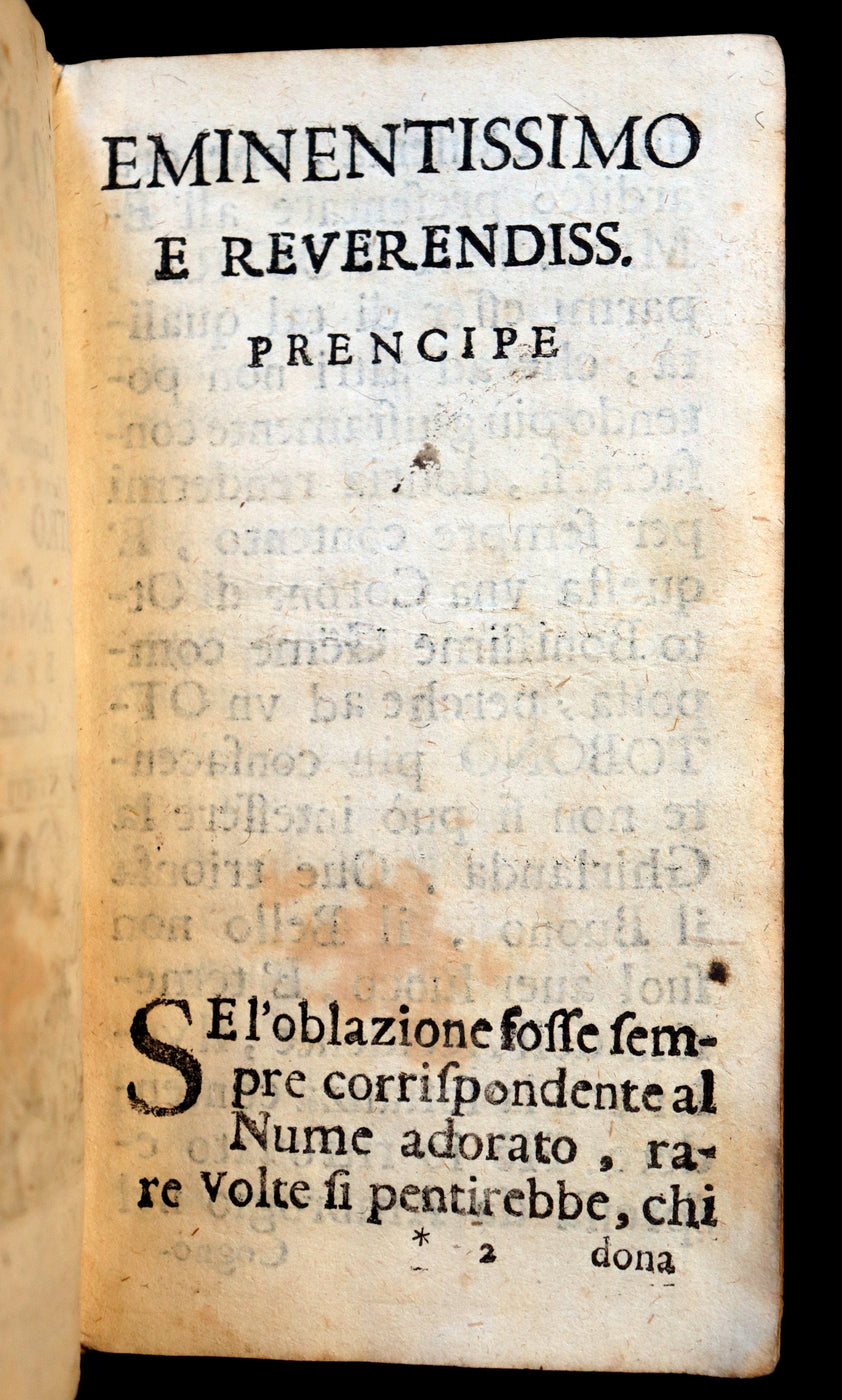 1695 Scarce Italian Vellum Book - The Crown of the Followers of Jesus ...