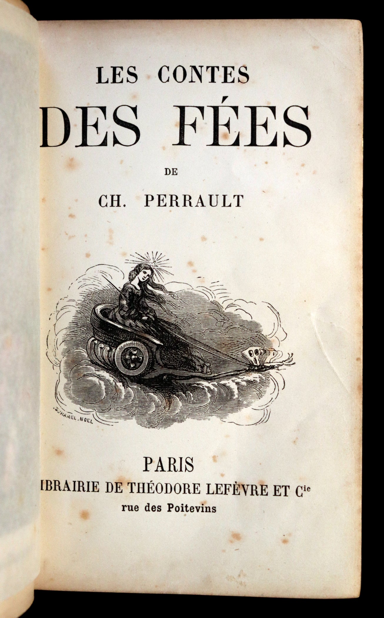 1890 Scarce color illustrated French Book ~ Contes des Fees by Perrault ...