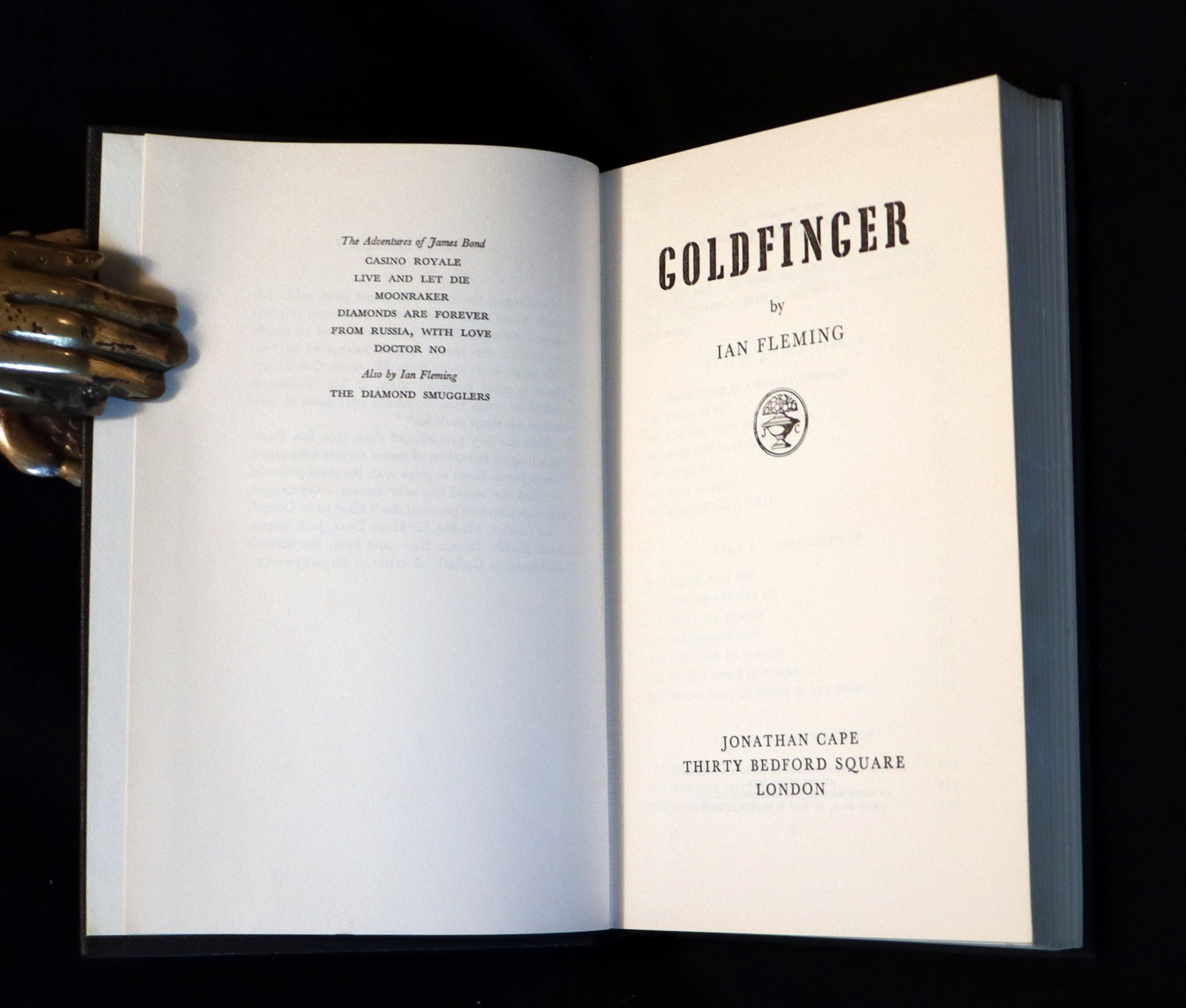 1959 First Edition - James Bond GOLDFINGER by Ian Fleming. by mflibra ...