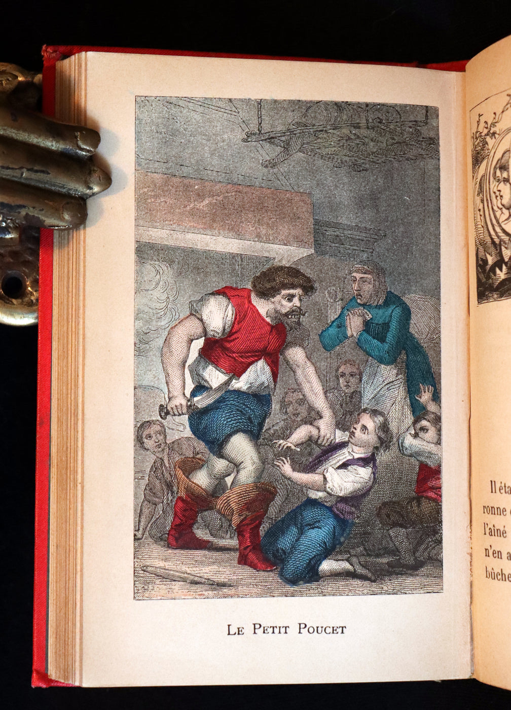 1890 Scarce color illustrated French Book ~ Contes des Fees by Charles ...