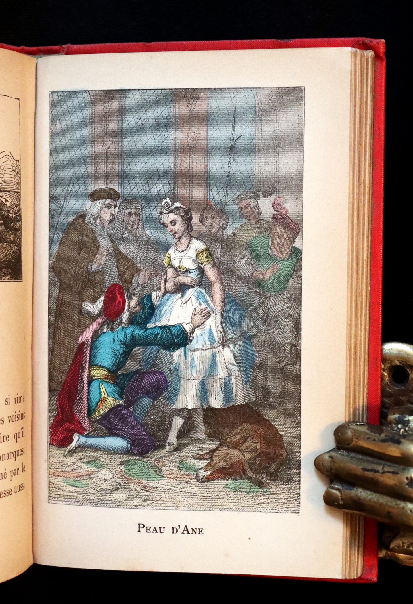 1890 Scarce color illustrated French Book ~ Contes des Fees by Charles ...