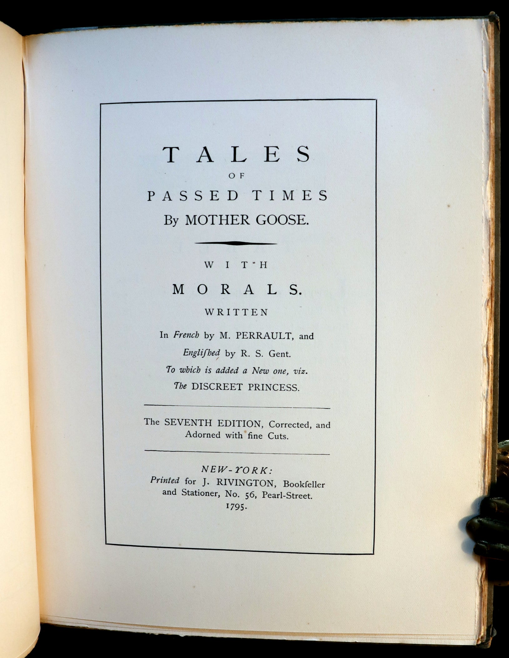 1892 Scarce Book - The Original MOTHER GOOSE's Melody & FAIRY TALES ...