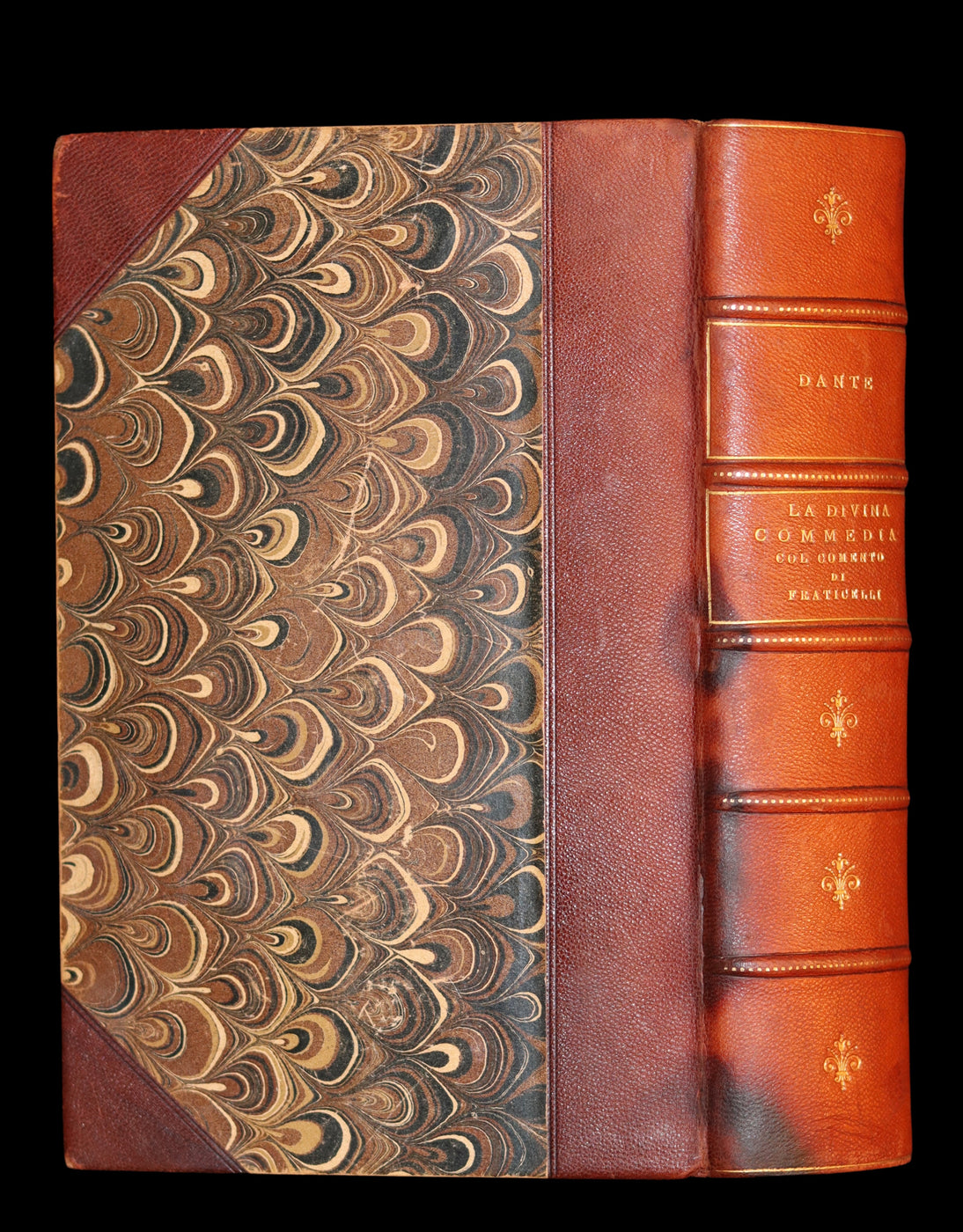 1889 Rare Italian Book - La Divina Commedia di DANTE ALIGHIERI - Divin ...