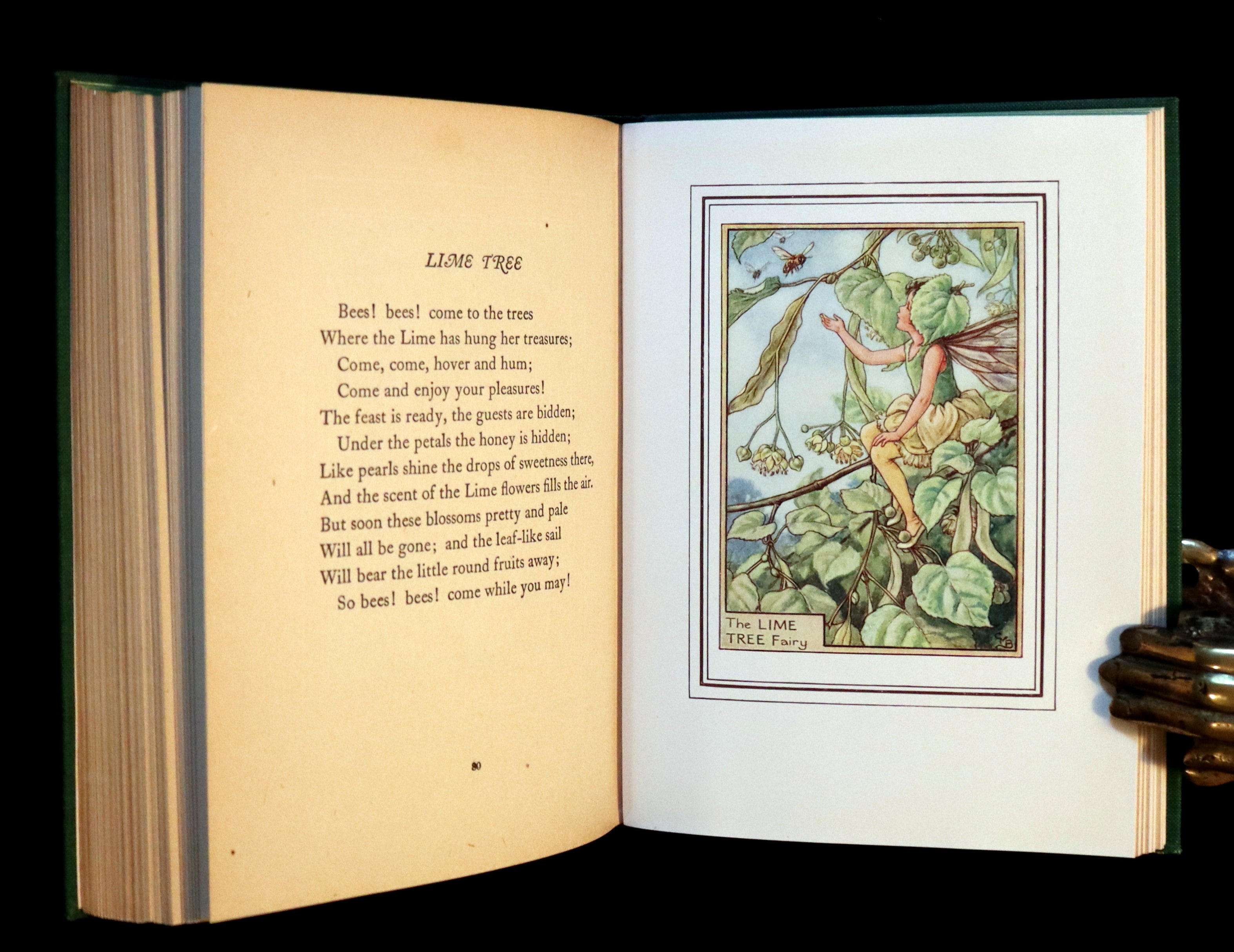 1950 Rare Cicely Mary Barker Book - FAIRIES OF THE FLOWERS AND TREES ...