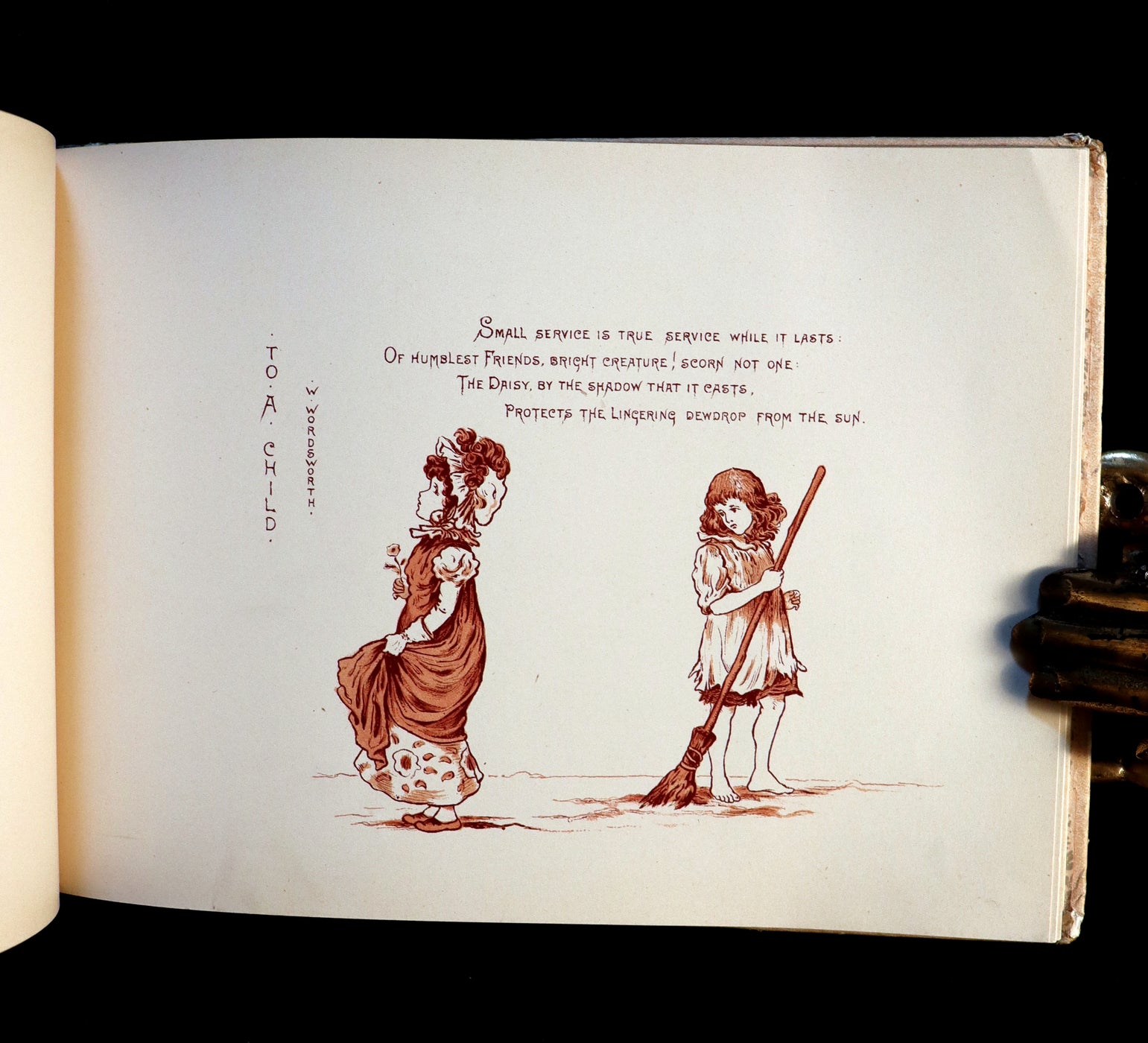 1883 Scarce Victorian Book - Pictures from the Poets illustrated by T ...