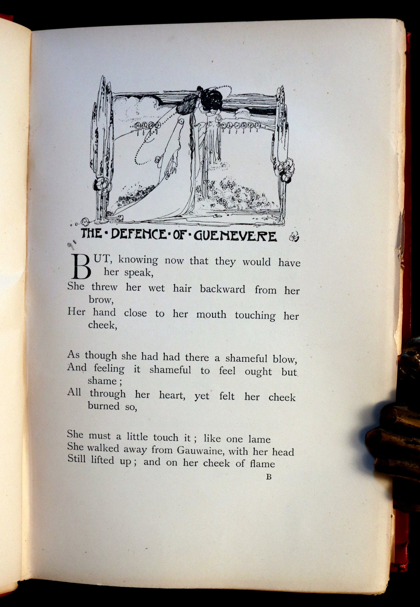1904 Pre-Raphaelite Poetry - The DEFENCE Of GUENEVERE by William Morris ...
