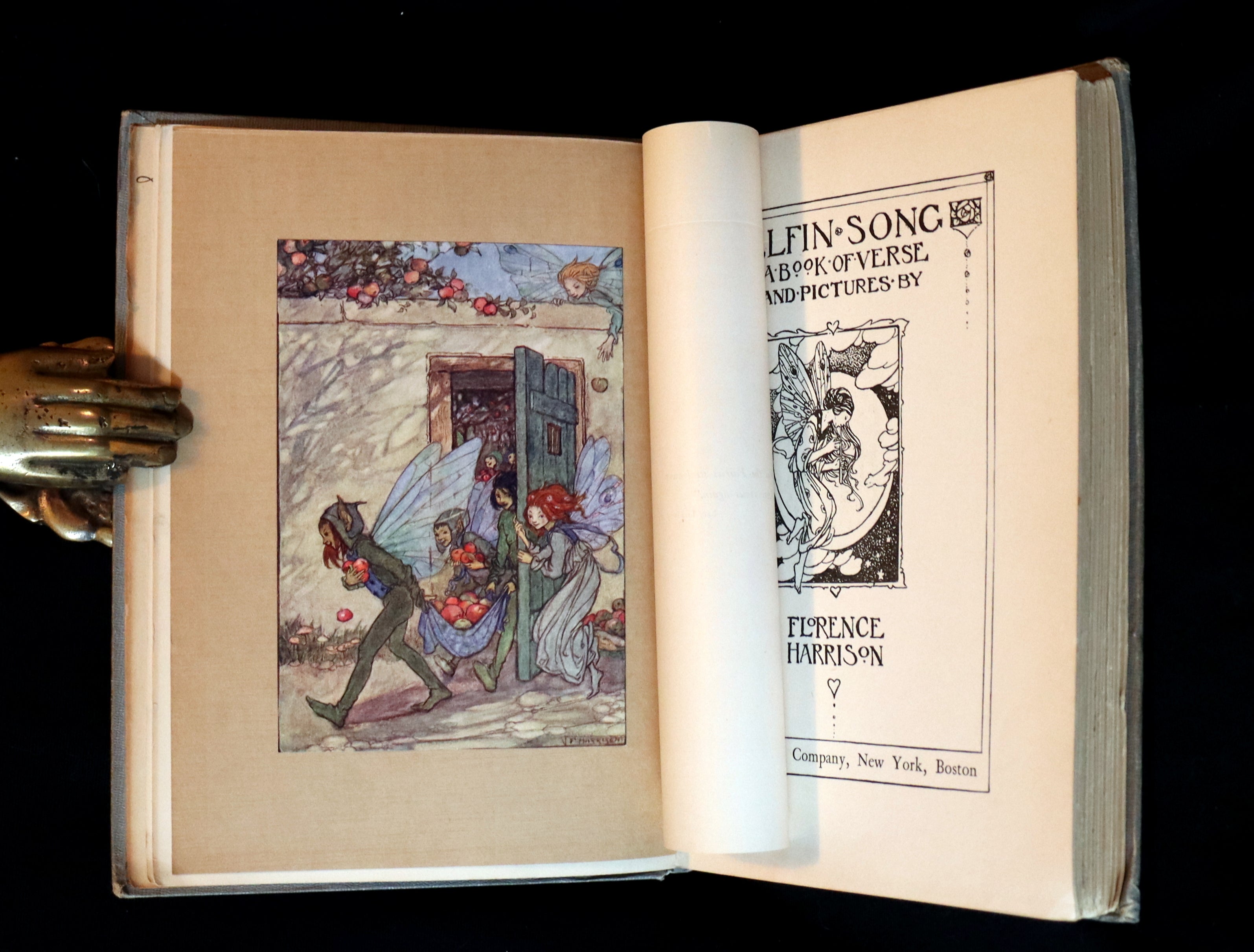 1912 Rare First Edition - ELFIN SONG, A Book of Verse and Pictures by ...