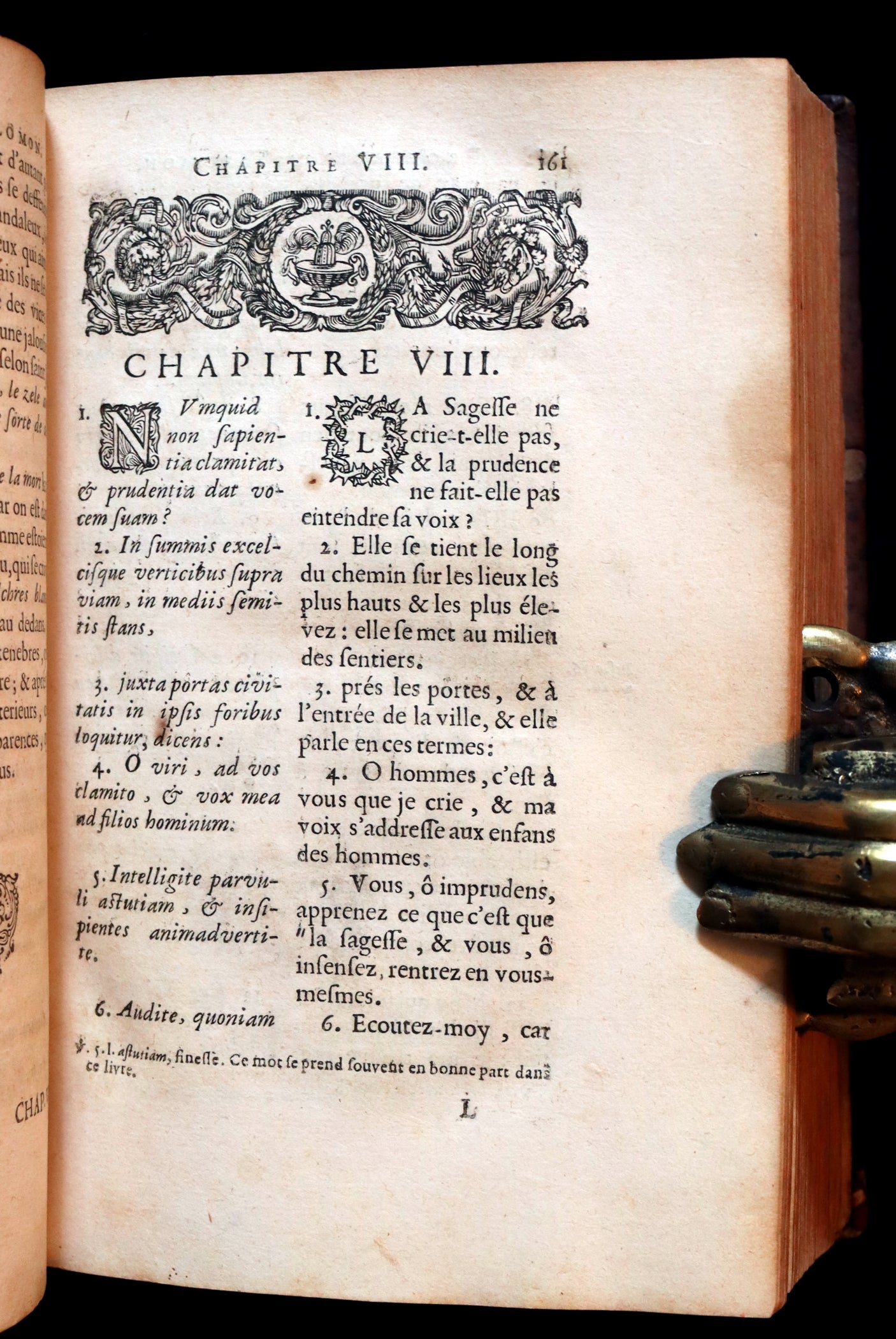 1672 Rare Latin French Book Bible - The Book of Proverbs - Les ...