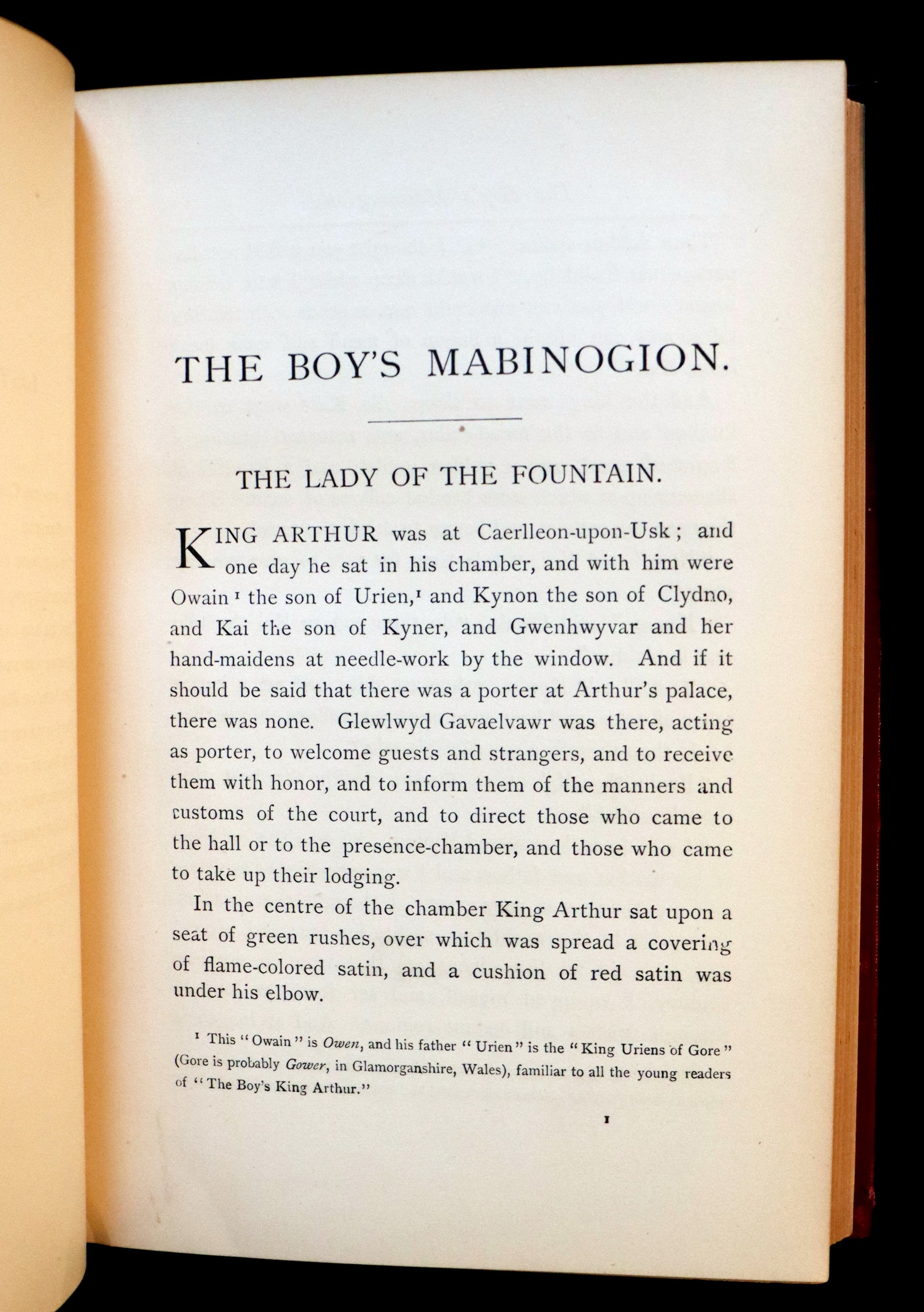 1884 Rare Book - Knightly Legends of Wales or the Boy's Mabinogion ...