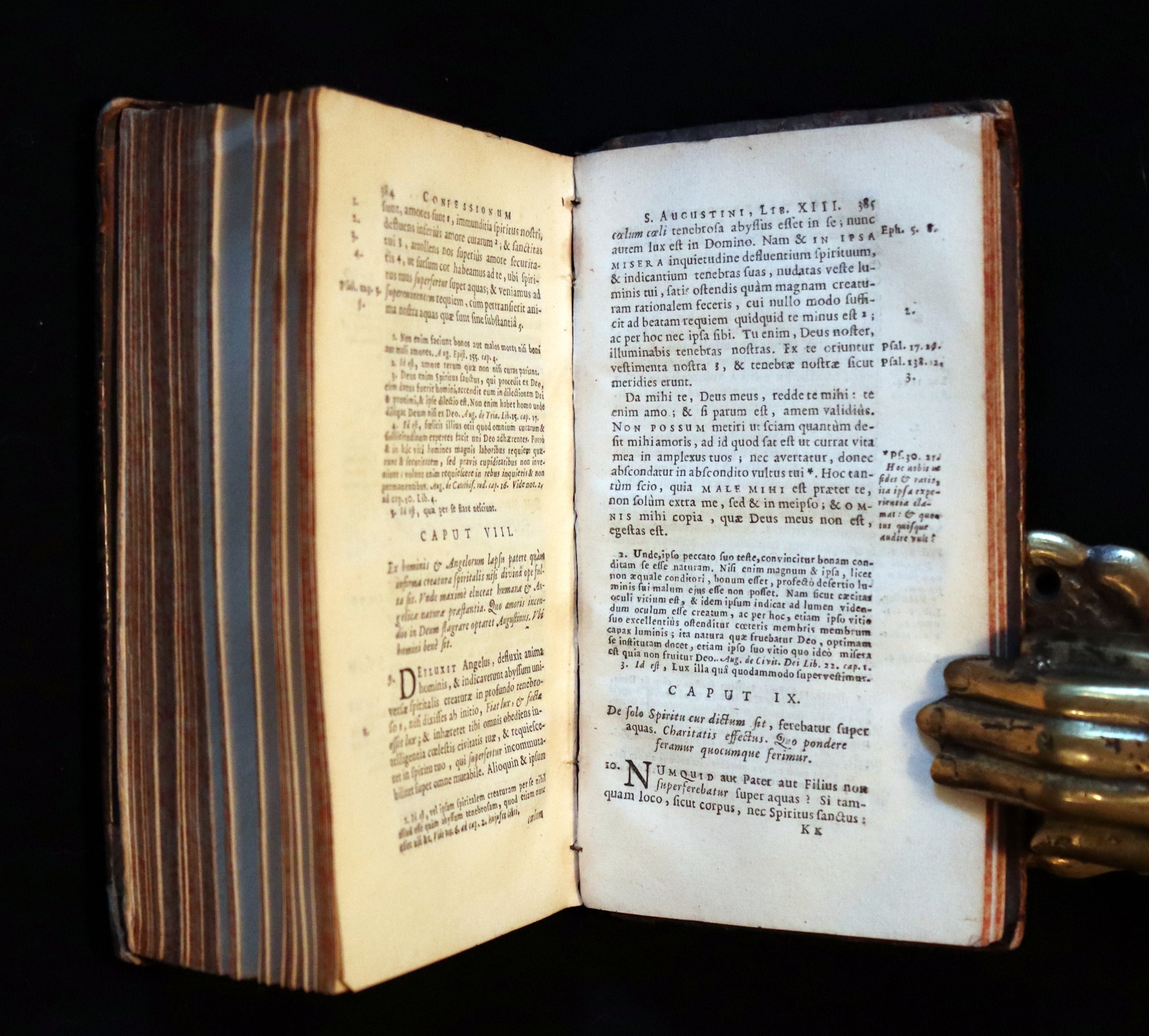 1687 Rare Latin Book - The Confessions of Saint Augustine of Hippo ...