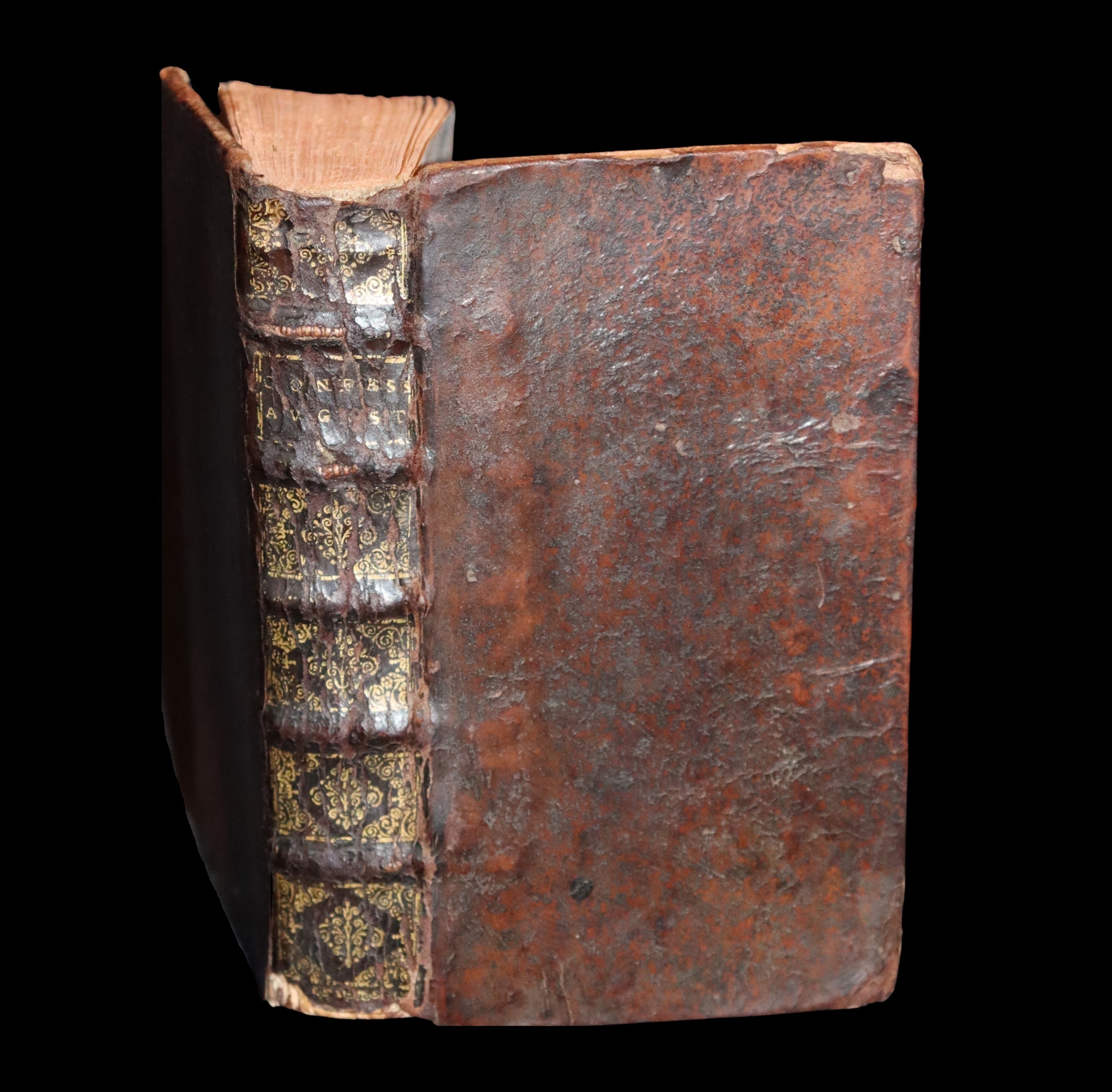 1687 Rare Latin Book - The Confessions of Saint Augustine of Hippo ...