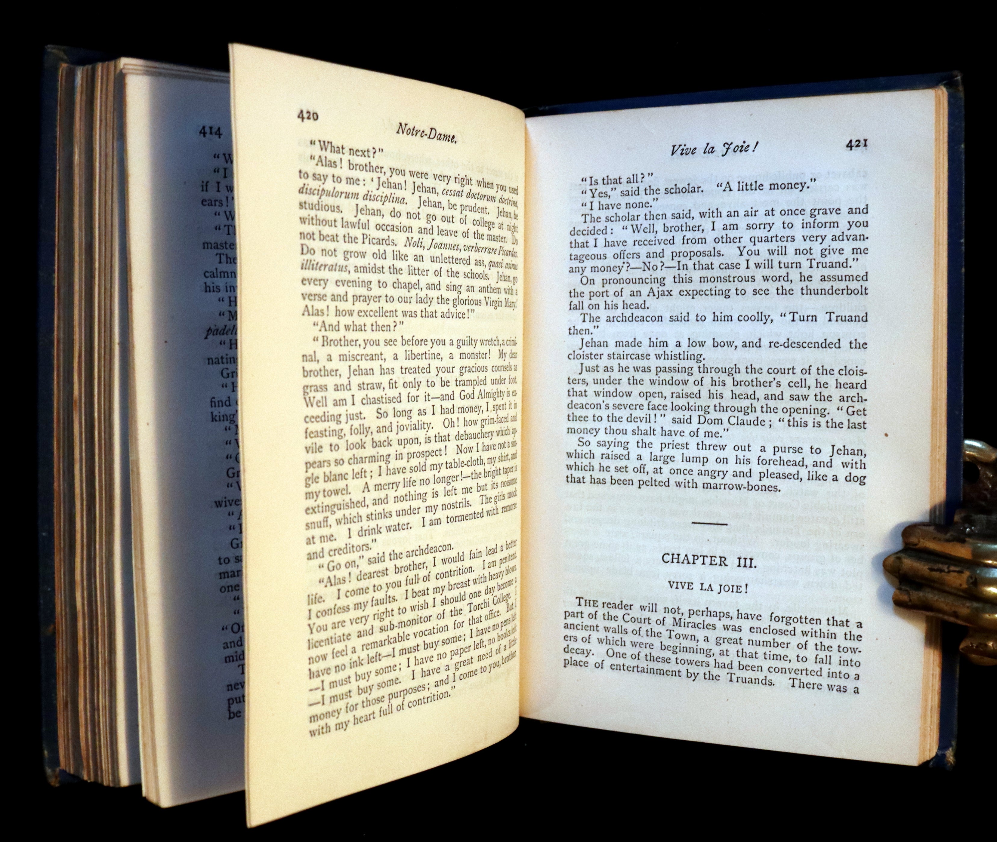 1890 Rare Victorian Gothic Book - Notre-Dame or The Bellringer of Paris ...