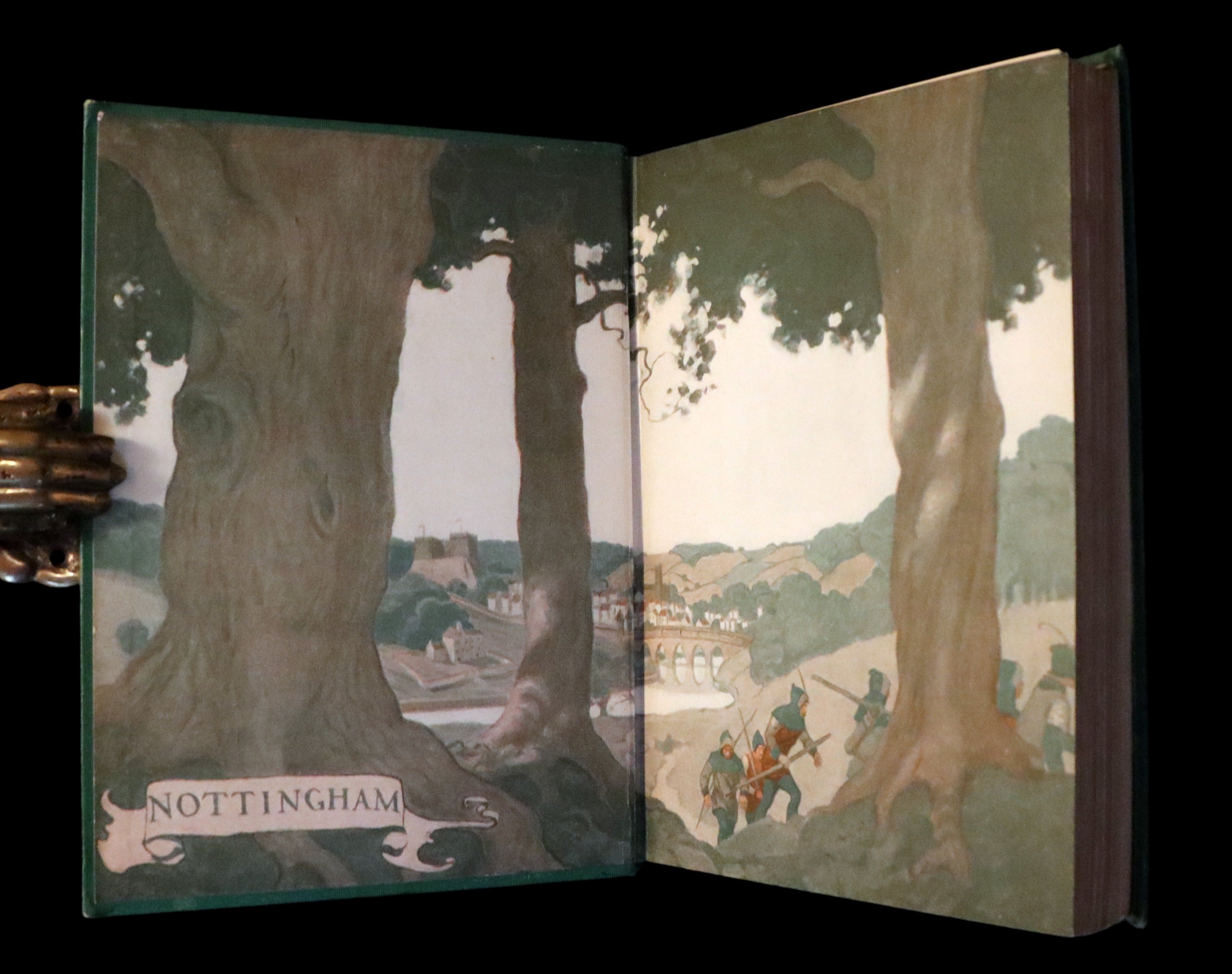 1917 Rare First Edition - ROBIN HOOD illustrated by N.C. Wyeth. by ...